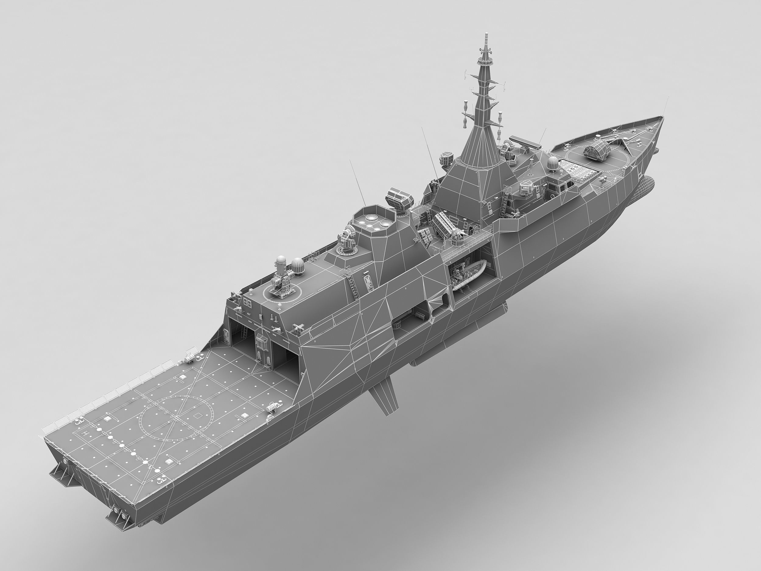 Frigate Class Ship 3D model | CGTrader