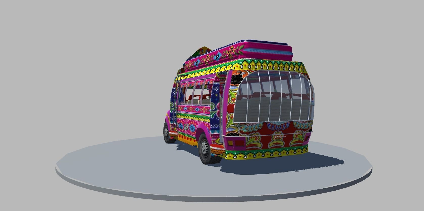 3D model Bedford 1990 Bus Model VR / AR / low-poly | CGTrader