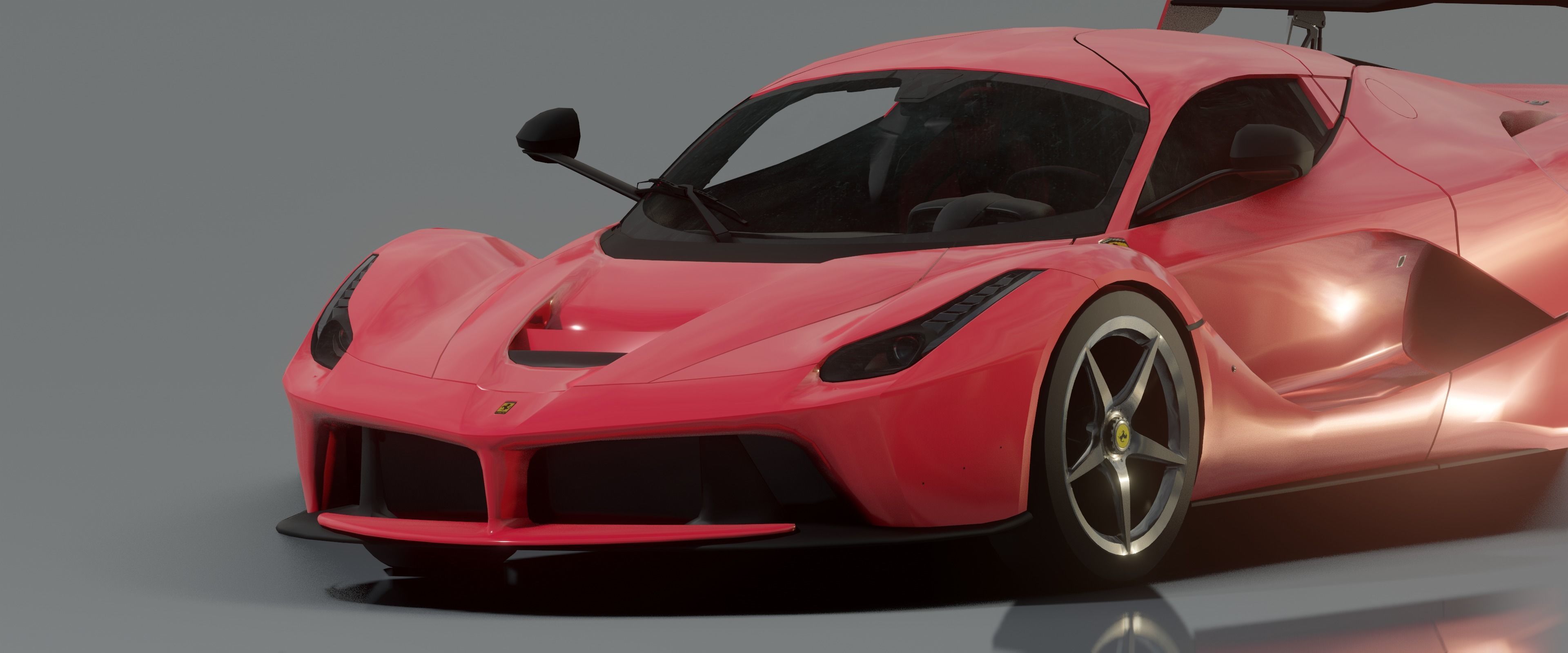 3D model Ferrari LaFerrari - Photorealistic VR / AR / low-poly | CGTrader