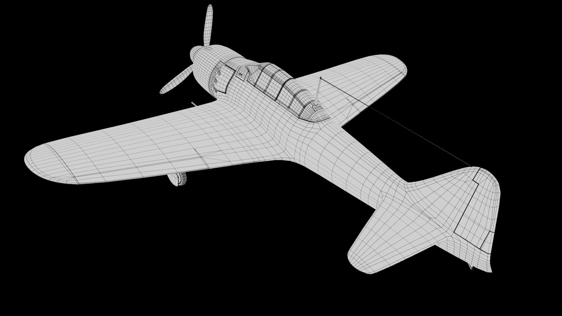 A6M5 Zero fighter 3d model 3D model | CGTrader