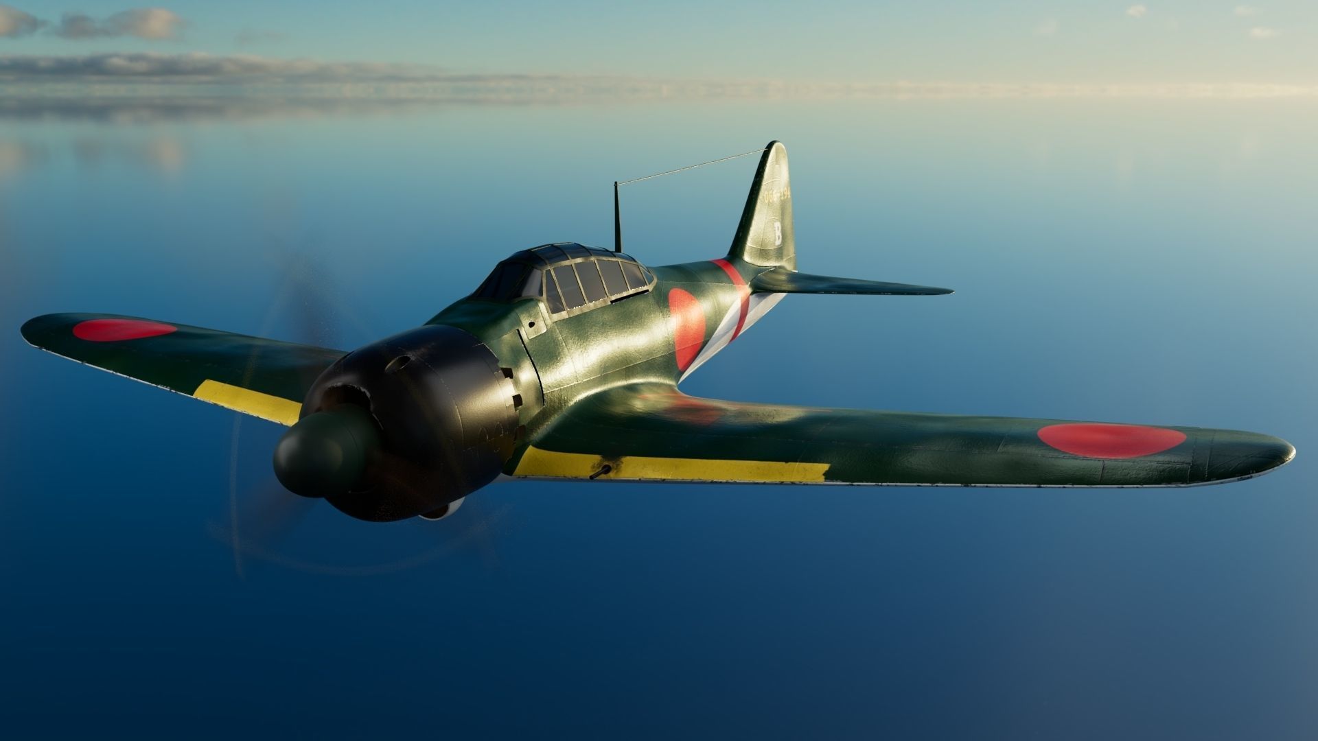 A6M5 Zero fighter 3d model 3D model | CGTrader
