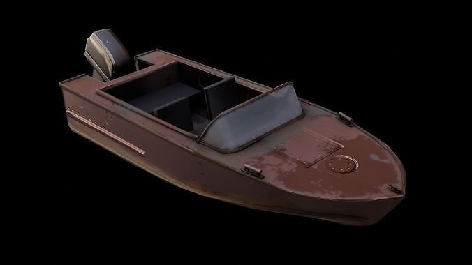 3D model SpeedBoat VR / AR / low-poly | CGTrader