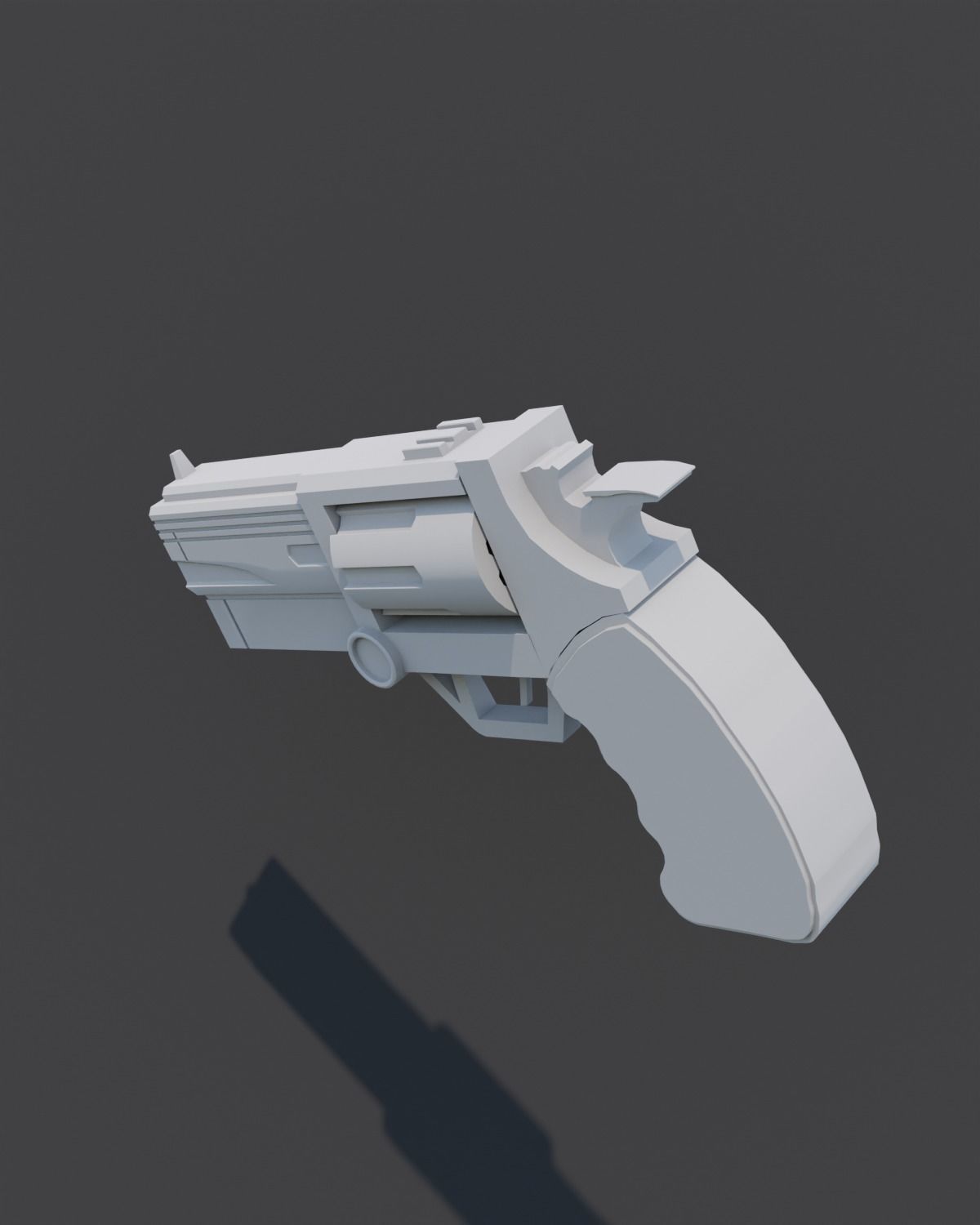 Rugged Revolver free 3D model | CGTrader
