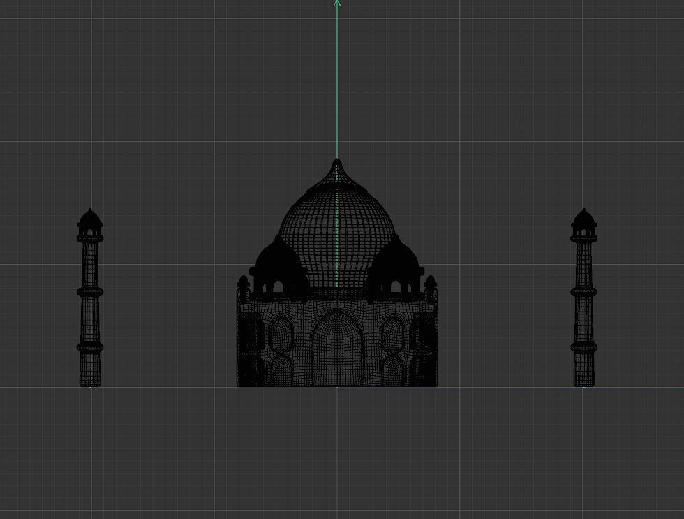 3D model Taj Mahal Diorama VR / AR / low-poly | CGTrader
