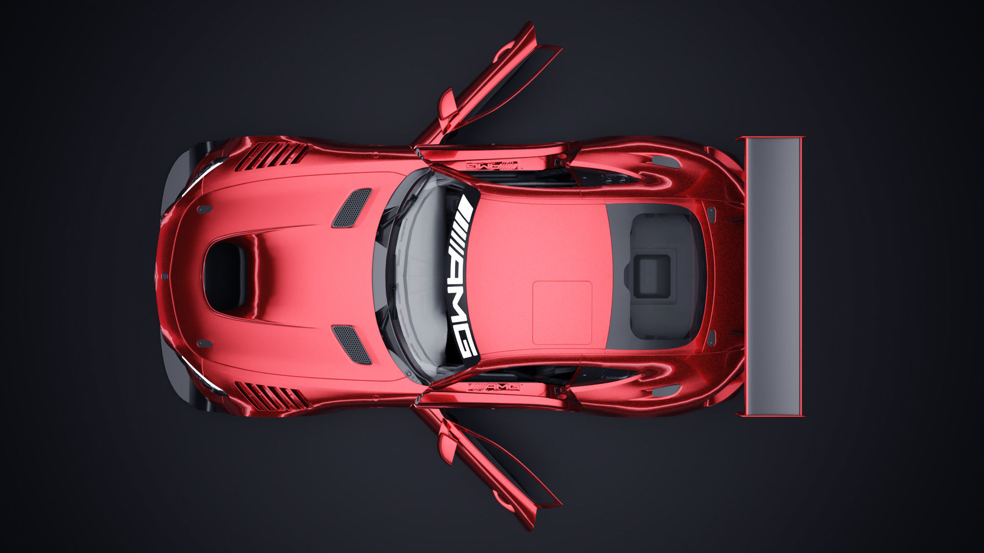 3D model Mercedes AMG GT3 VR / AR / low-poly | CGTrader