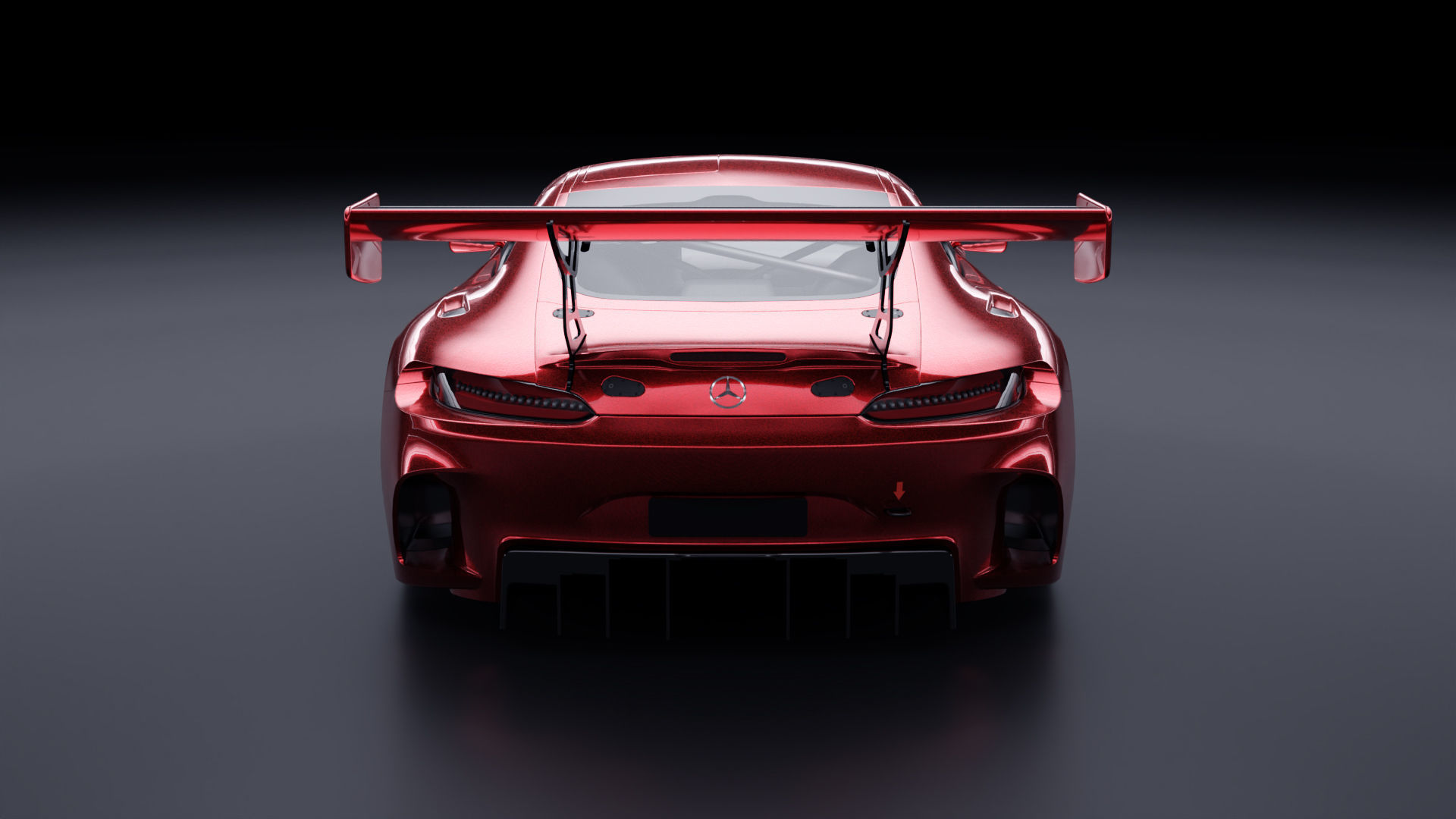 3D model Mercedes AMG GT3 VR / AR / low-poly | CGTrader