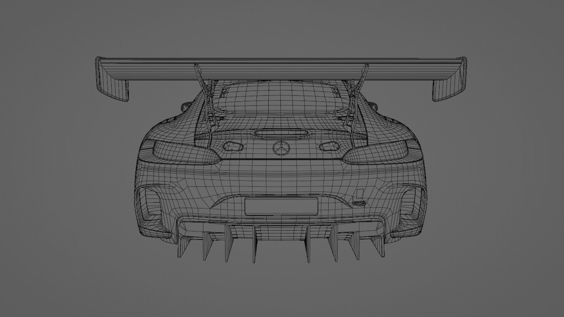 3D model Mercedes AMG GT3 VR / AR / low-poly | CGTrader