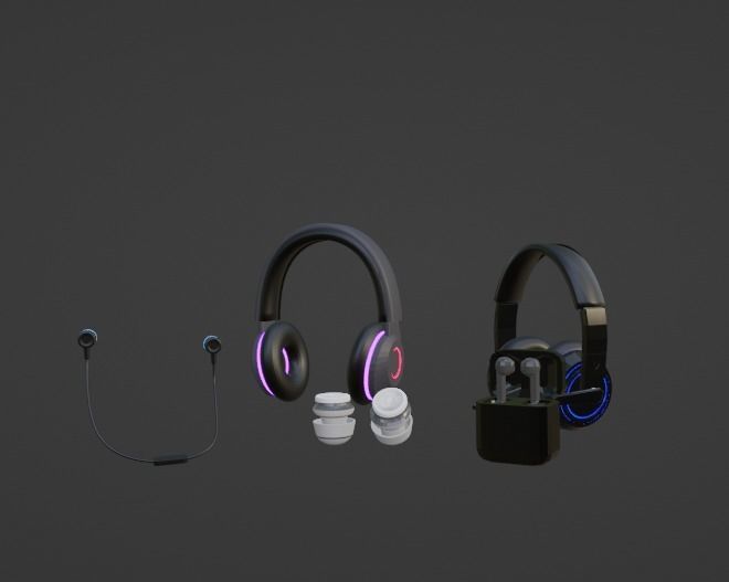 3D model Low-Poly Music Instruments VR / AR / low-poly | CGTrader