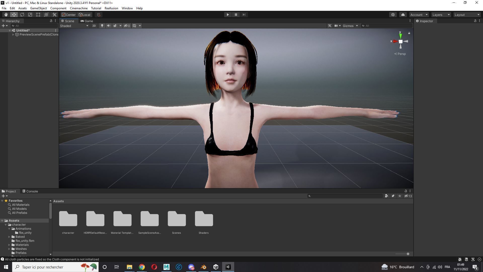 3D model Kimiko Fully Rigged and Game-Ready Asian Teen in Swimsuit VR ...