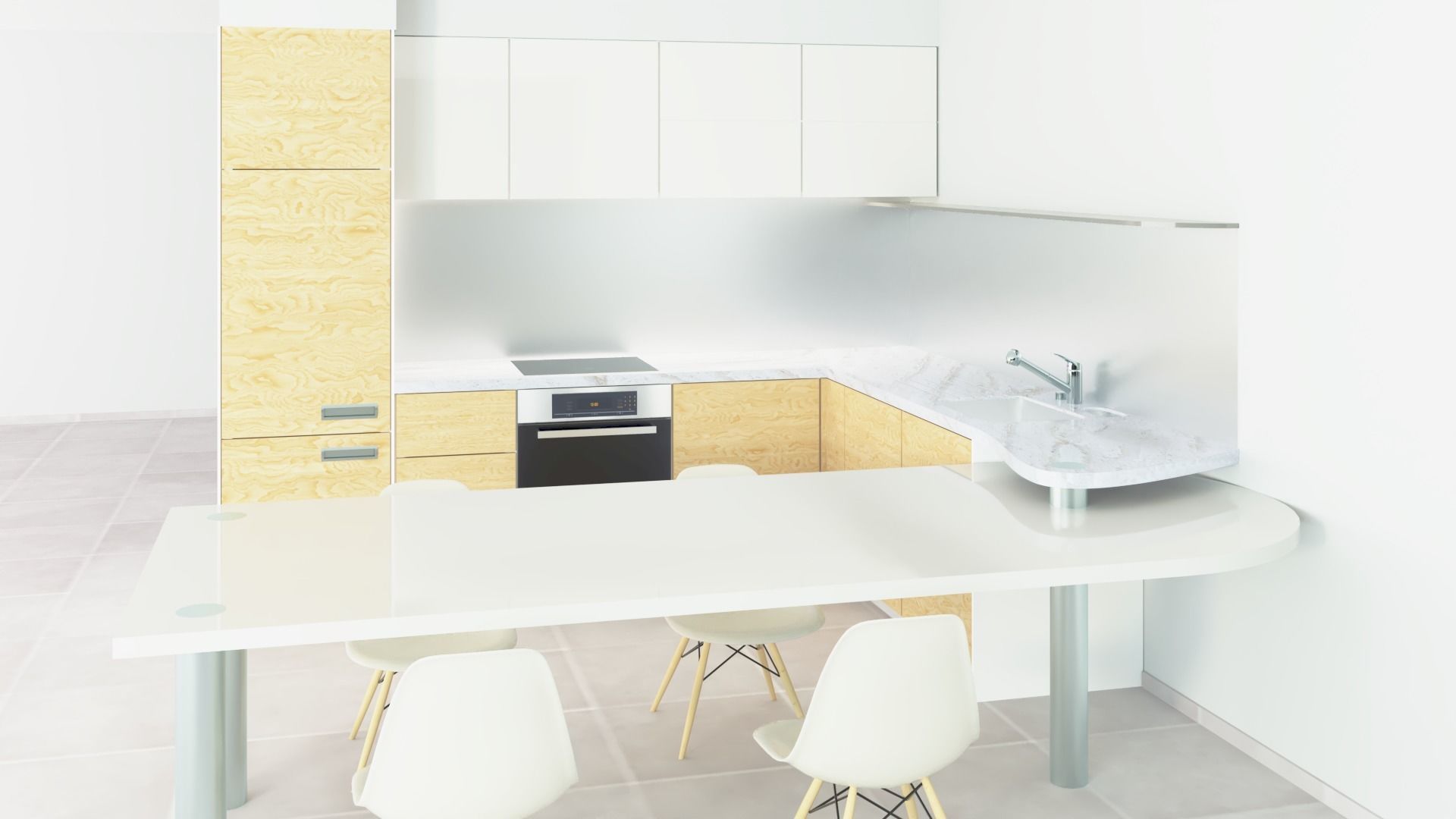 Kitchen collection - 7 open modern kitchen | CGTrader