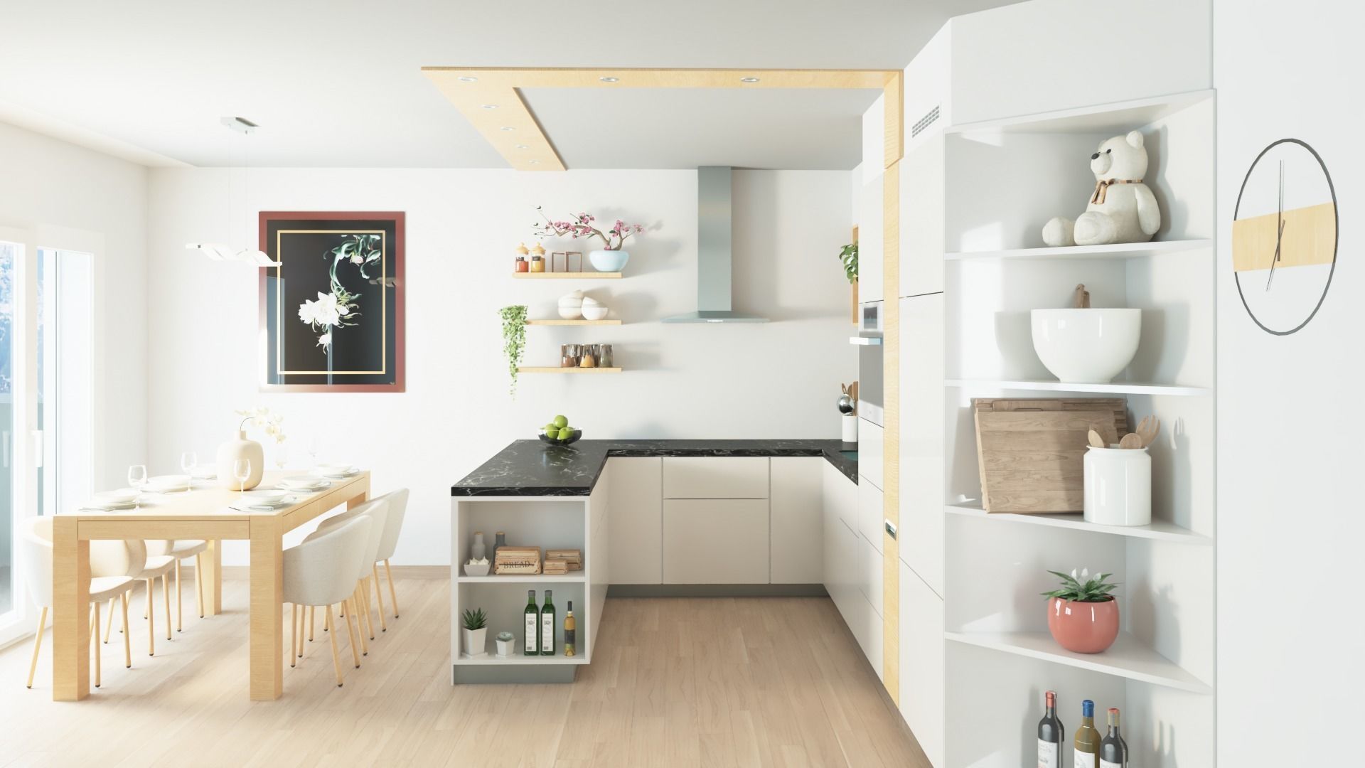 Kitchen collection - 7 open modern kitchen | CGTrader
