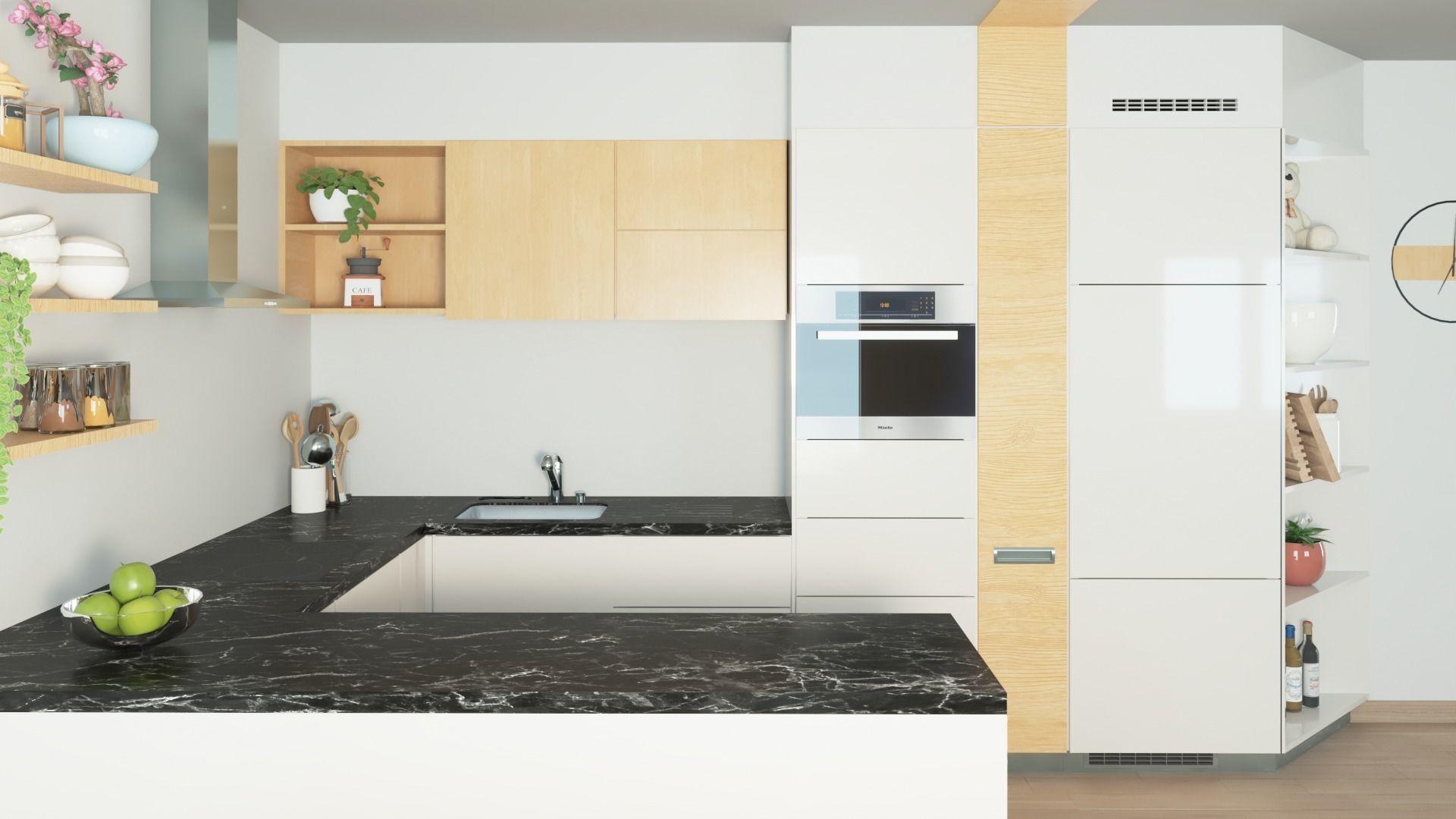 Kitchen collection - 7 open modern kitchen | CGTrader