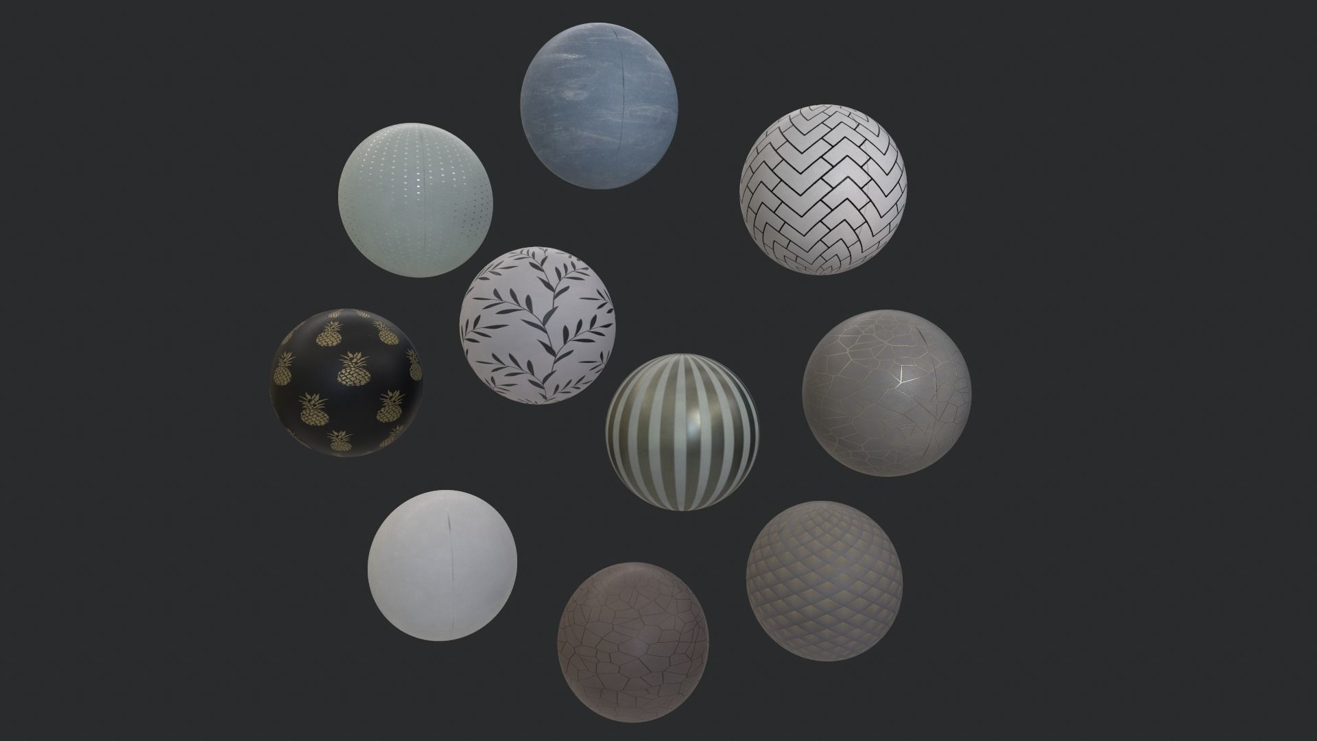 Texture 10 WALLPAPPER MATERIALS PBR - SEAMLESS Texture and sbsar File ...