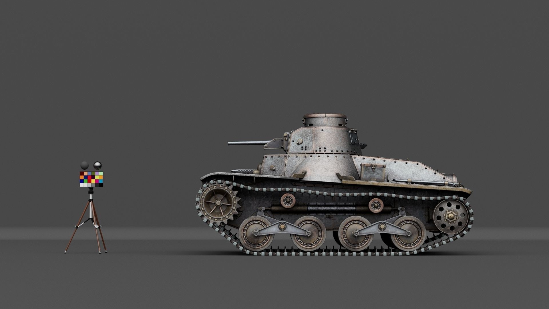 3D model Tank 95 Ha-Go VR / AR / low-poly | CGTrader