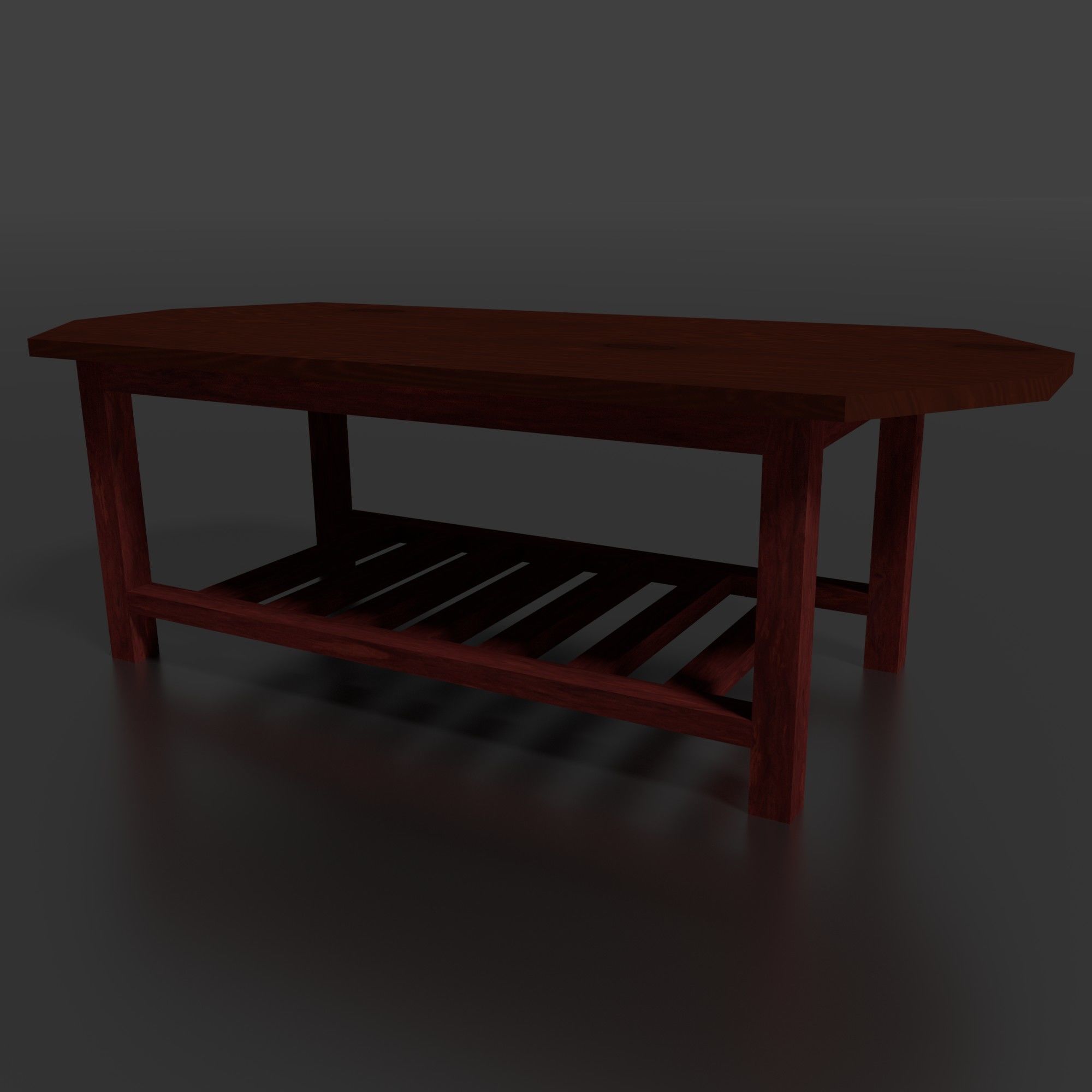 Meja Kayu 001-030 3D model | CGTrader