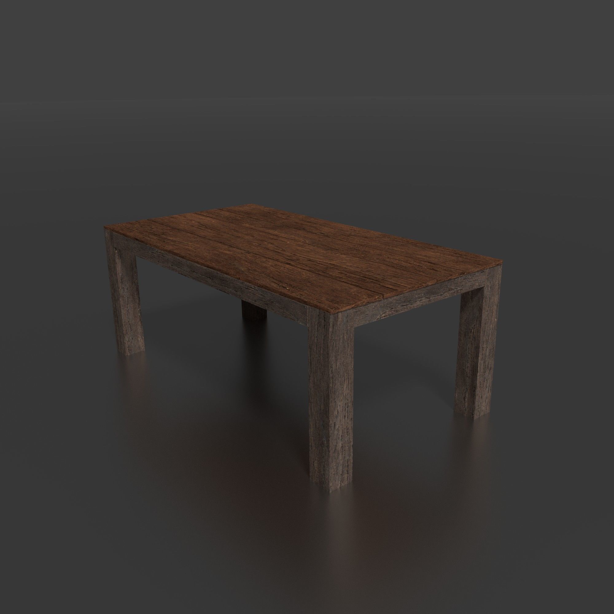 Meja Kayu 001-030 3D model | CGTrader
