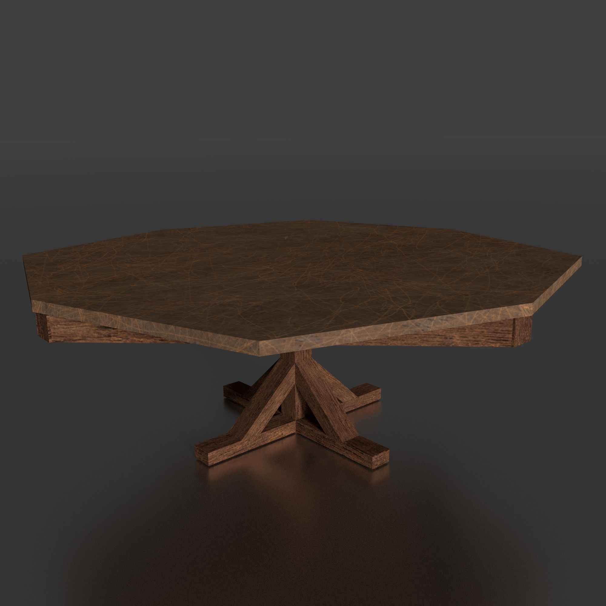 Meja Kayu 001-030 3D model | CGTrader