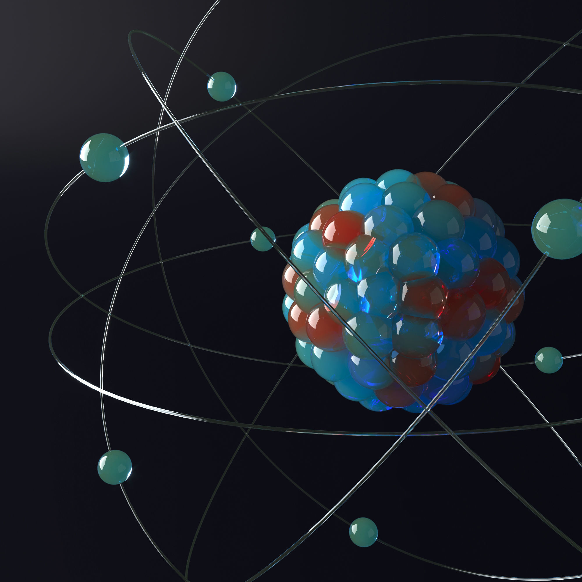 Atom 2 3D model | CGTrader