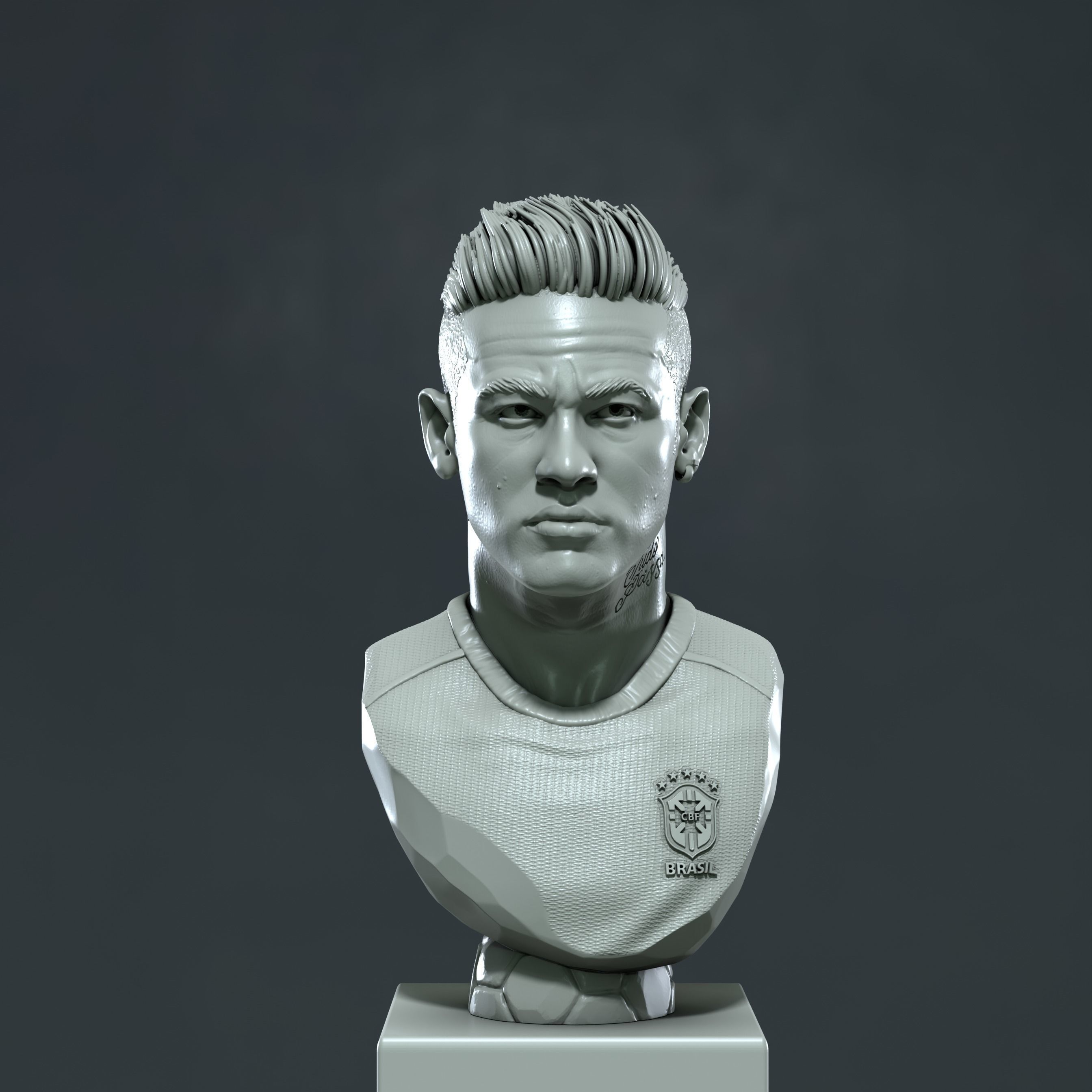 Football stars 3D printable models collection | CGTrader