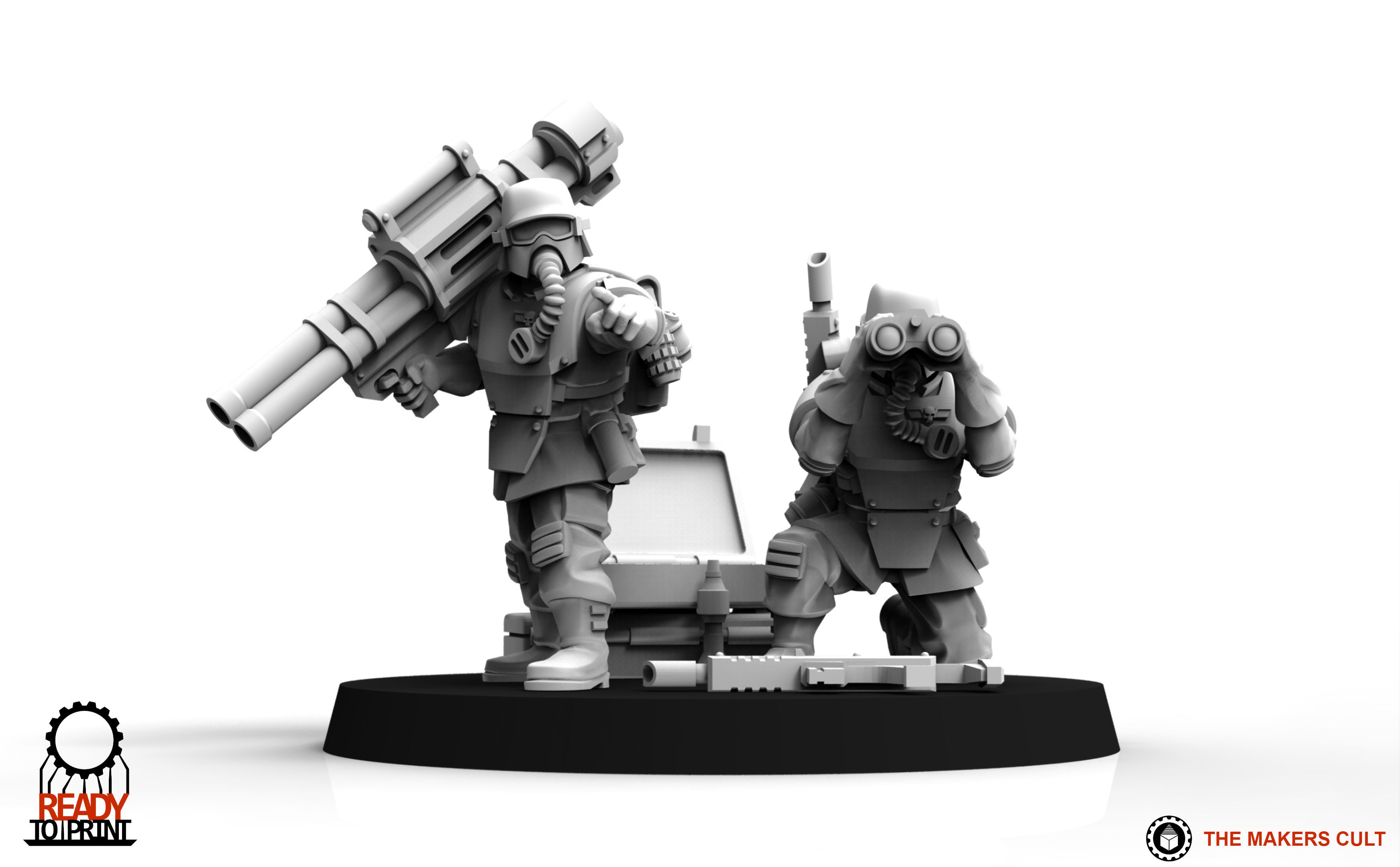 Universal Guard - Heavy Weapons Set 2 3D model 3D printable | CGTrader