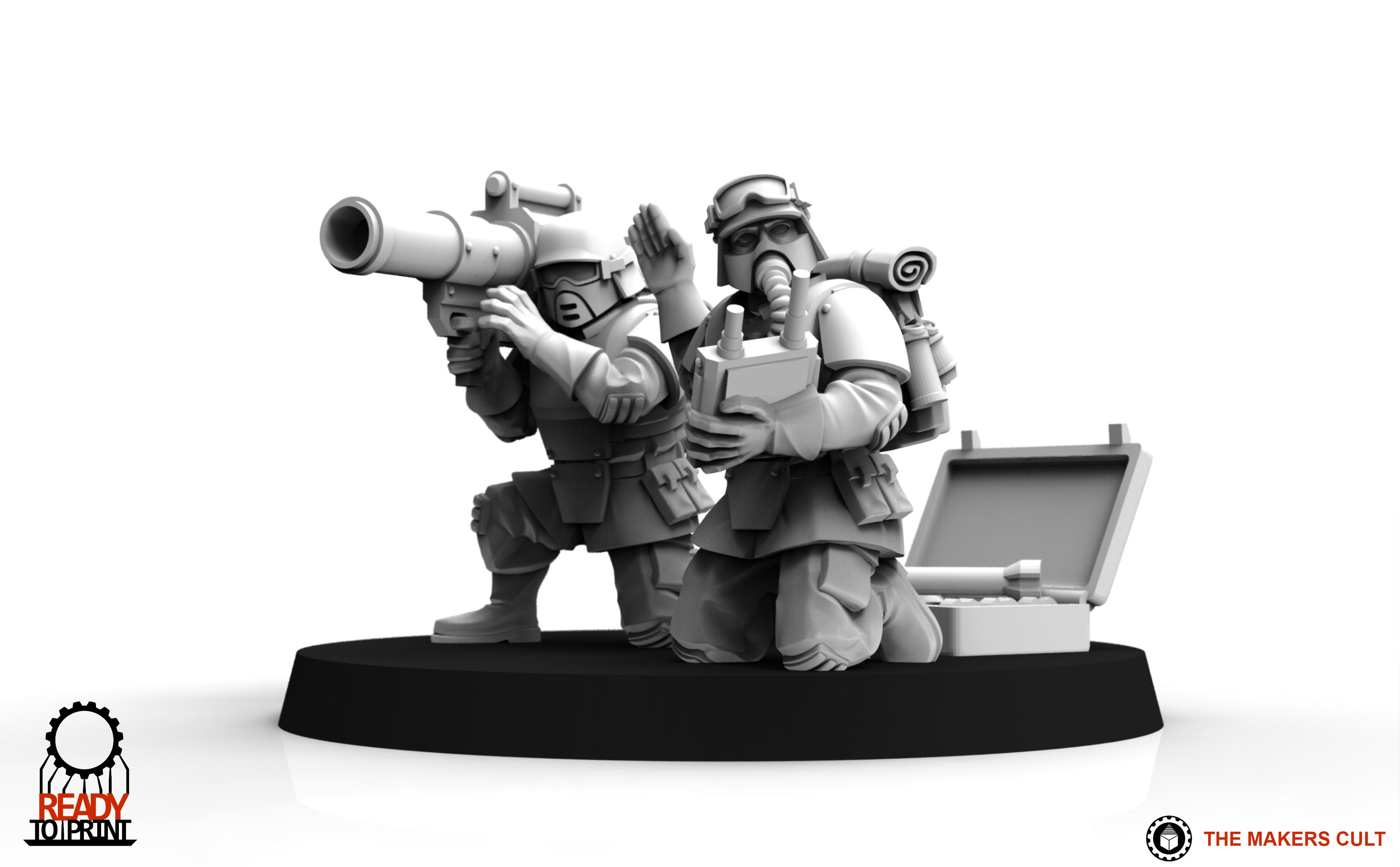 Universal Guard - Heavy Weapons Set 2 3D model 3D printable | CGTrader