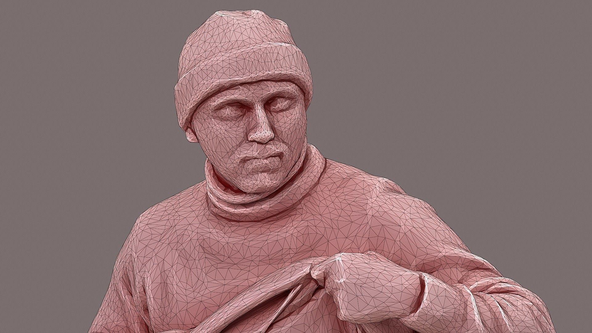 Guy in a Turtleneck Undresses 3D model | CGTrader
