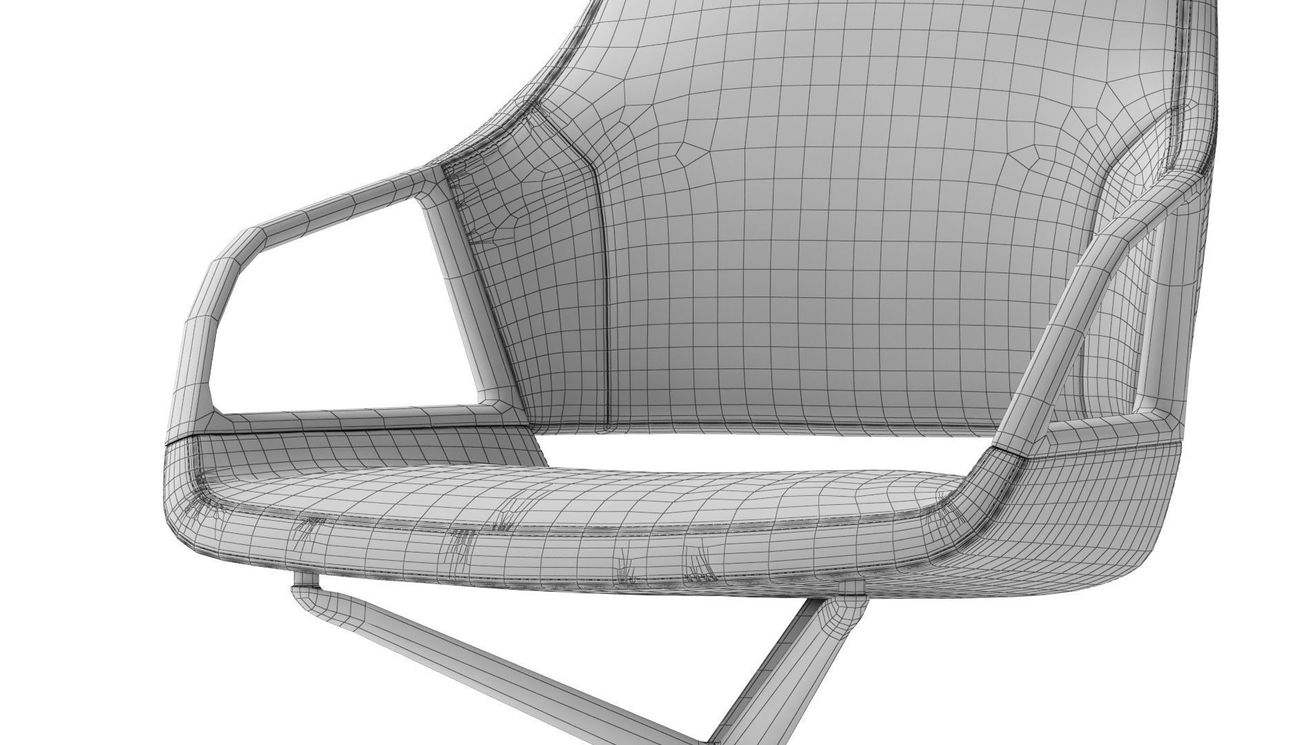 Conference Graph Chair 3D model | CGTrader
