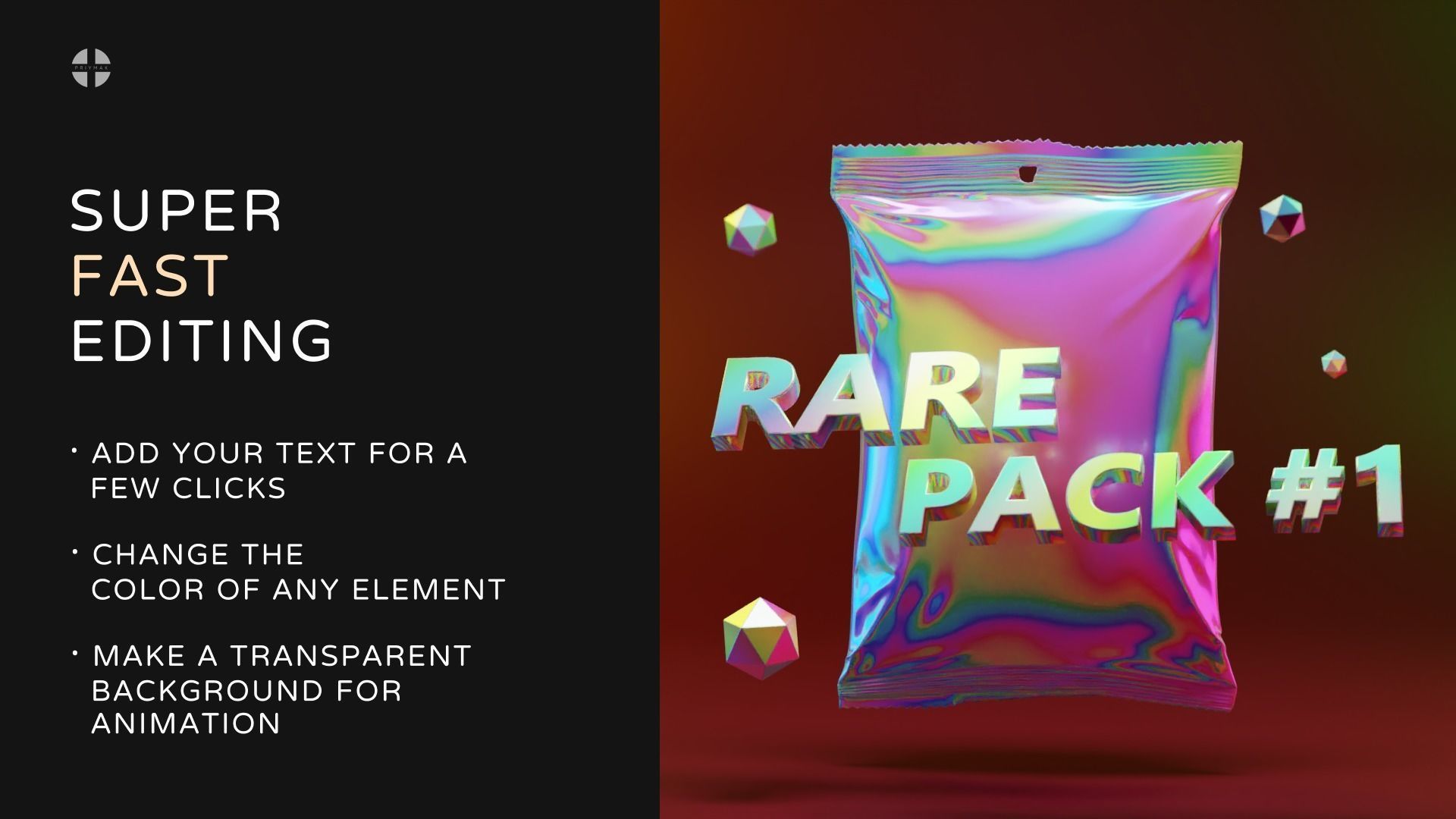 Hologram Blender NFT Pack animated template 3D model animated | CGTrader