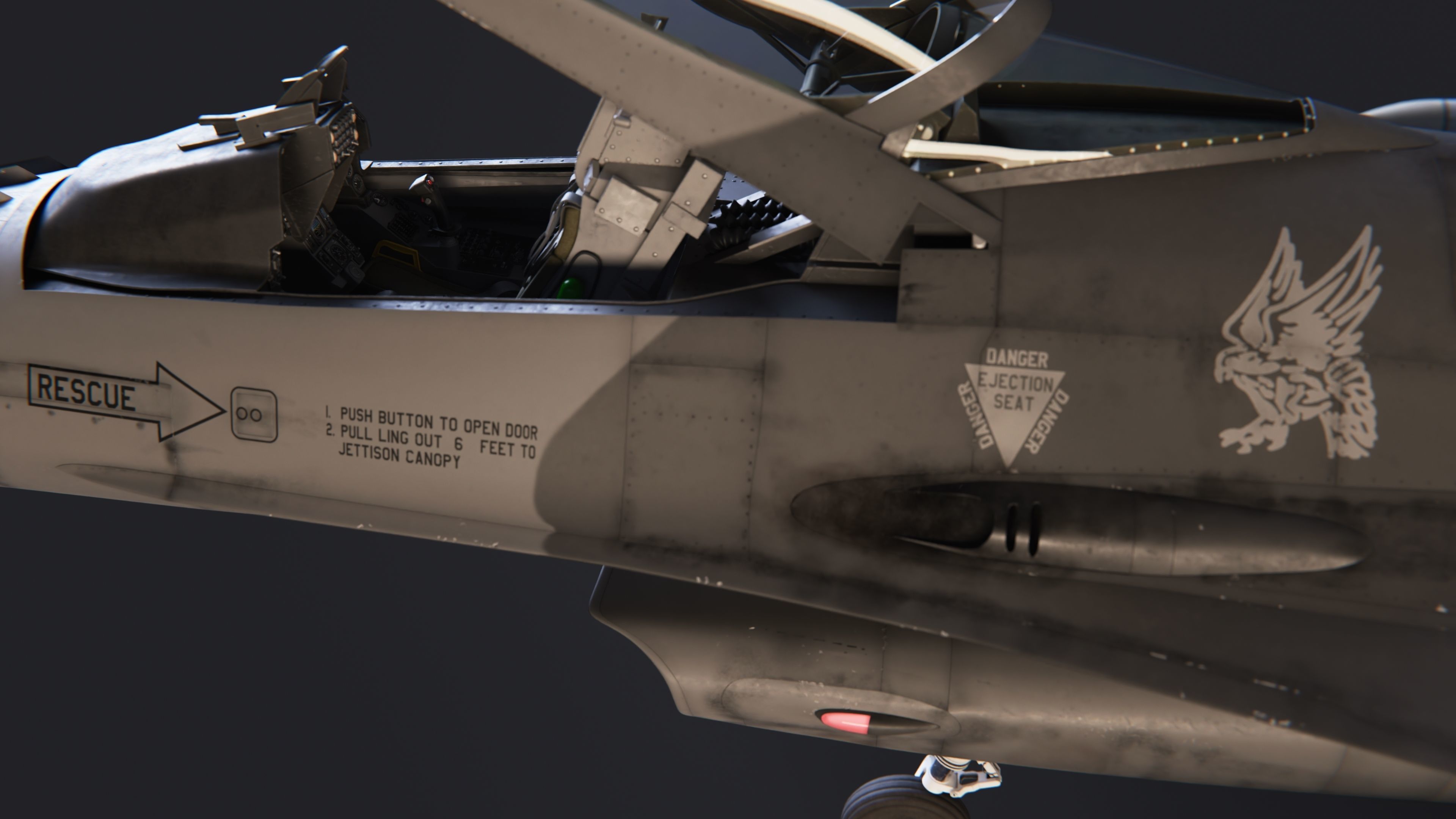 F-16C Viper 3D model rigged | CGTrader