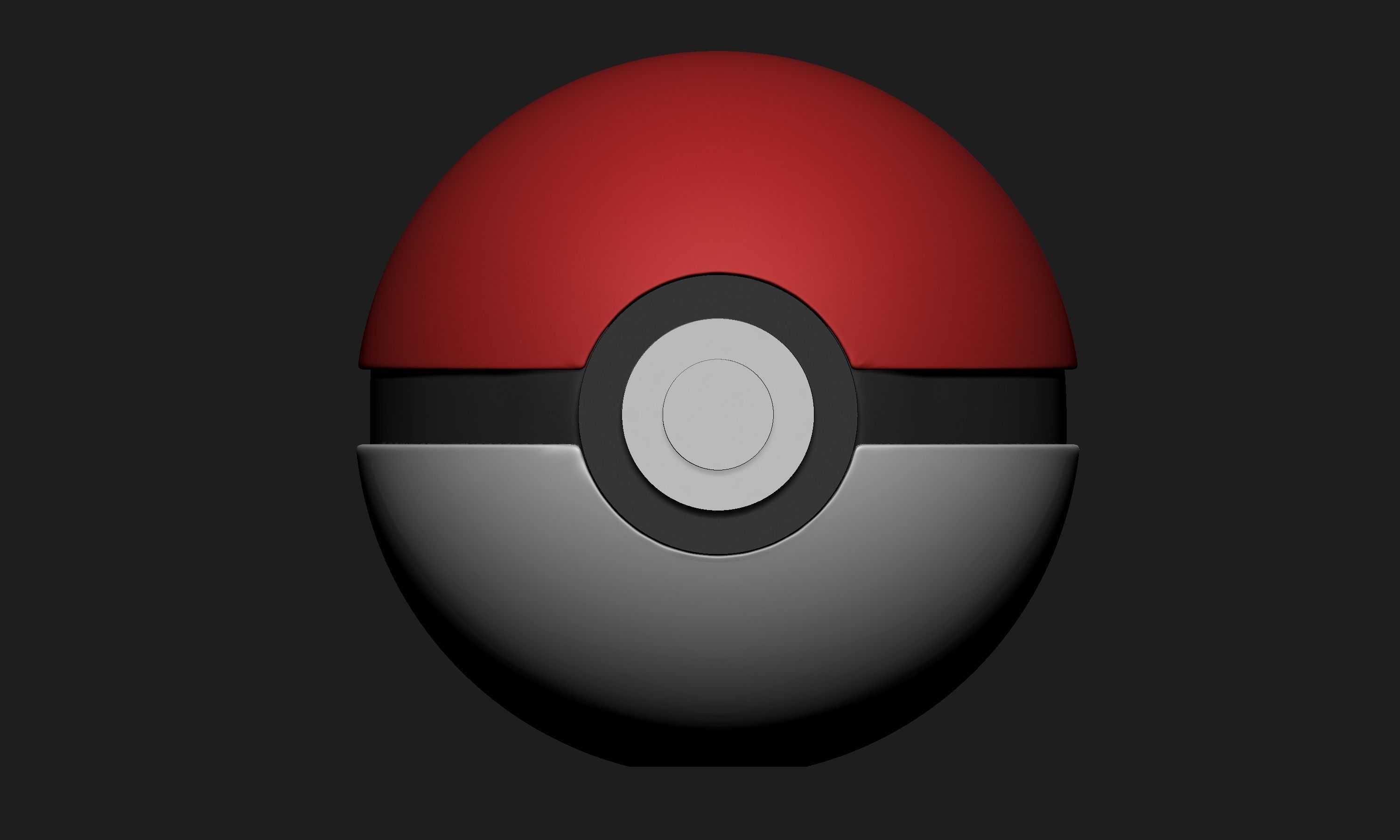 Pokemon Pokeball free 3D model 3D printable | CGTrader