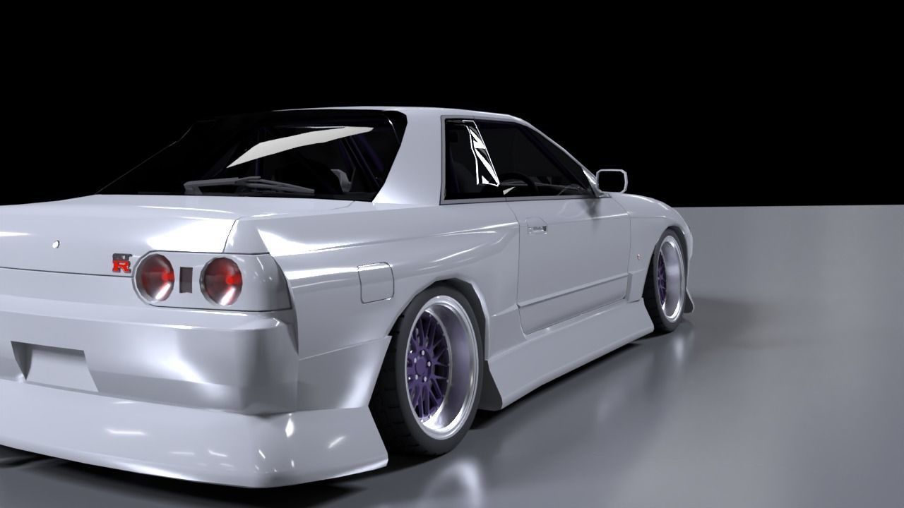 Nissan Skyline R32 Tuning 3D model | CGTrader
