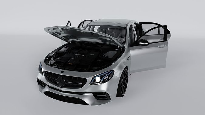 Mercedes-Benz E63 S AMG 2018 Tuned VERSION 3D model rigged | CGTrader