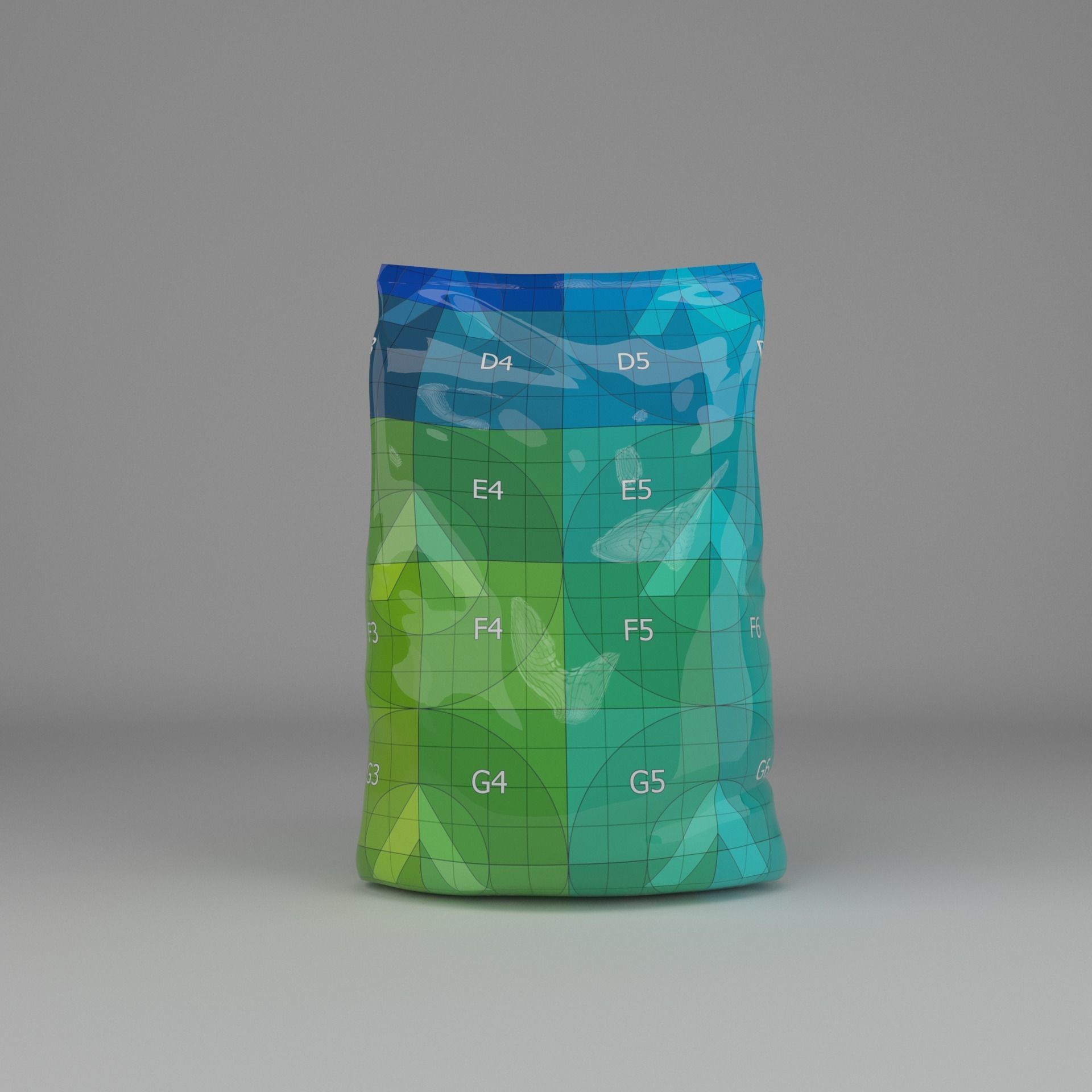 Bag powder detergent 4000G 3D model | CGTrader