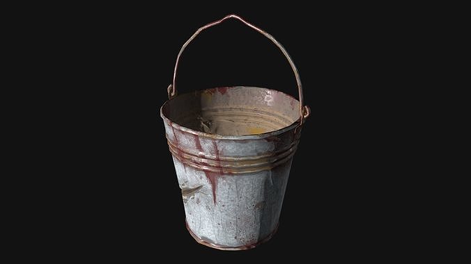 3D model Metal bucket VR / AR / low-poly | CGTrader