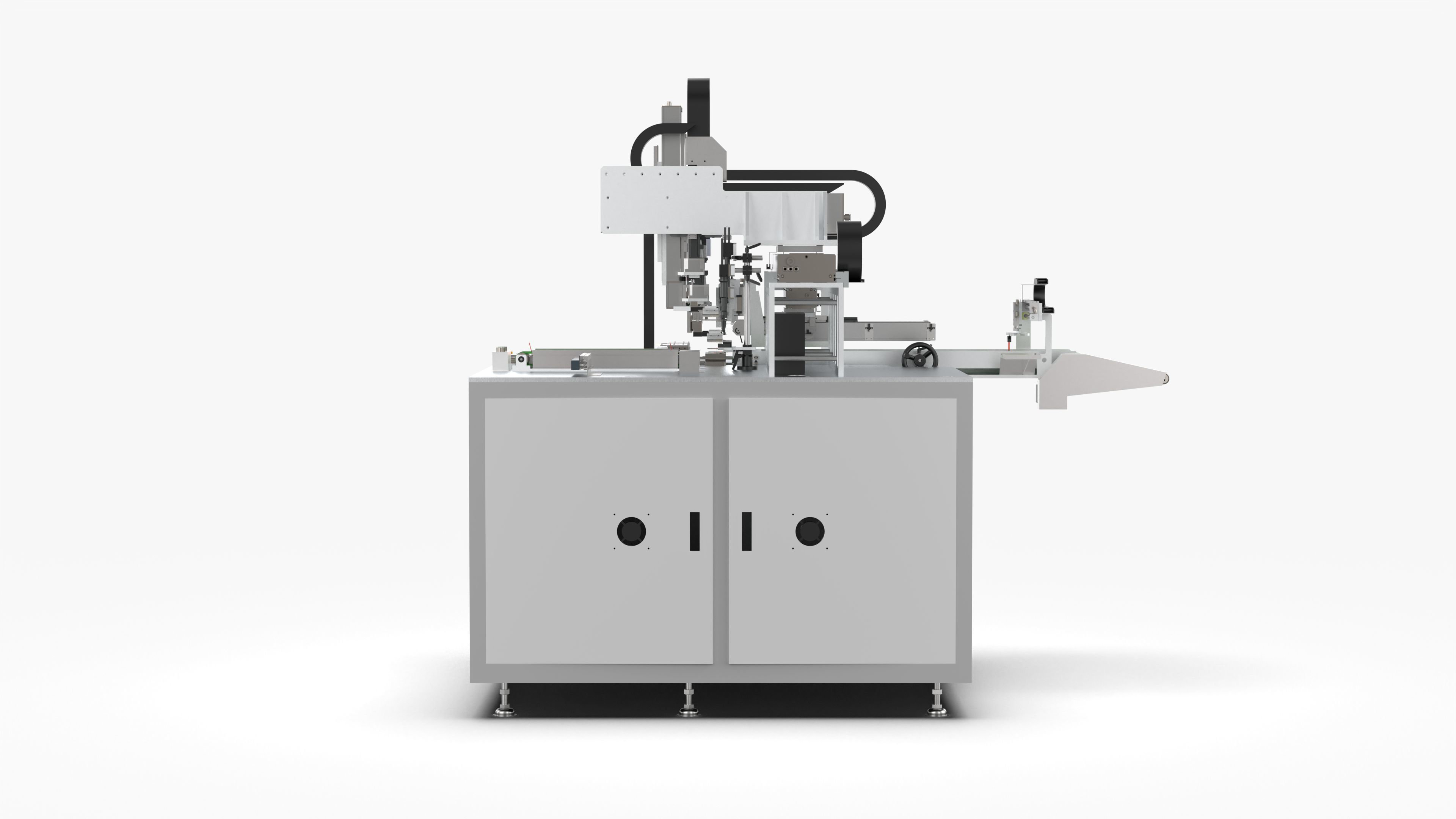 Automatic Mobile Phone LCD Screen Assembly Line 3D model | CGTrader