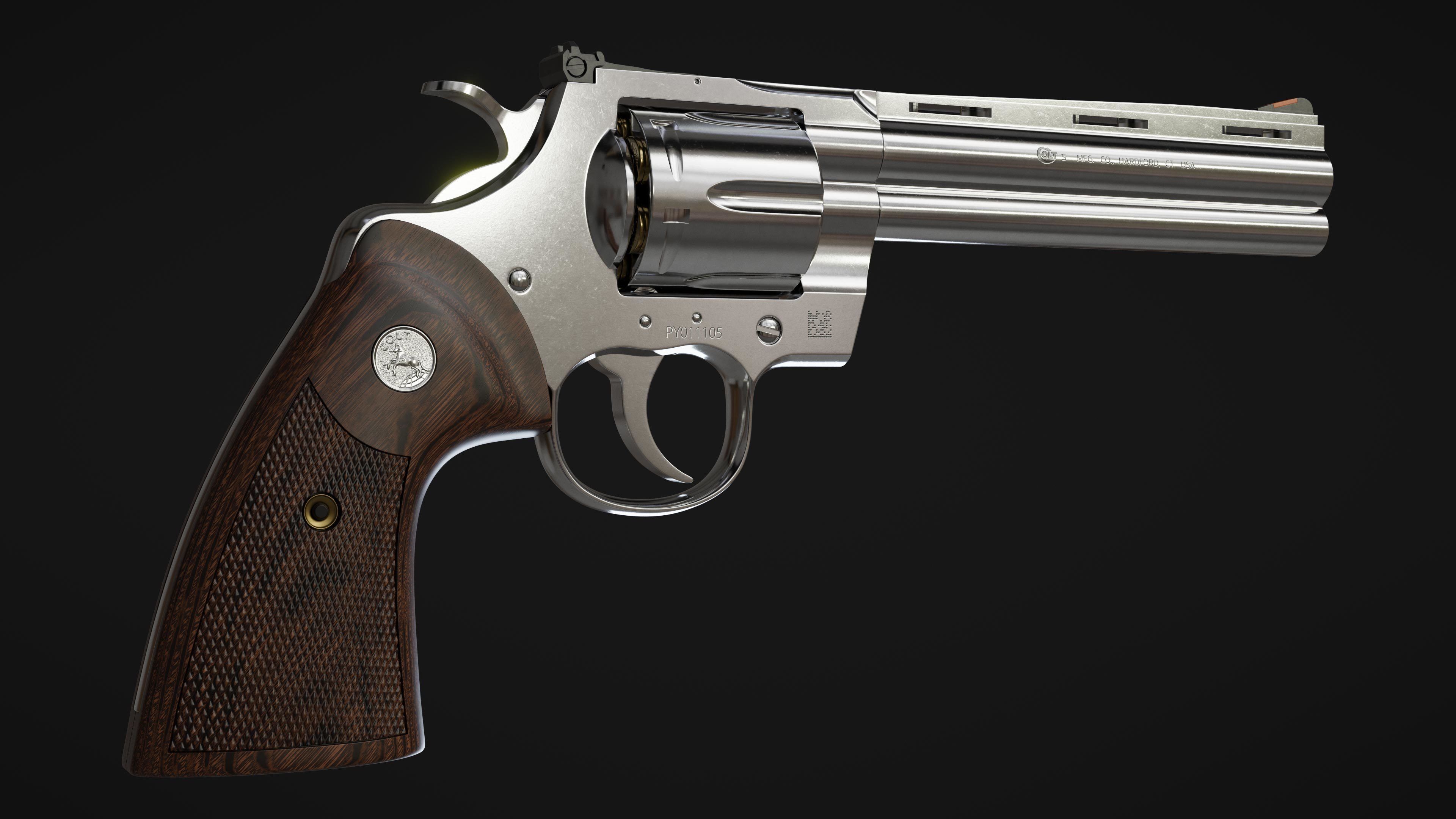 Colt Python 2020 3D model | CGTrader