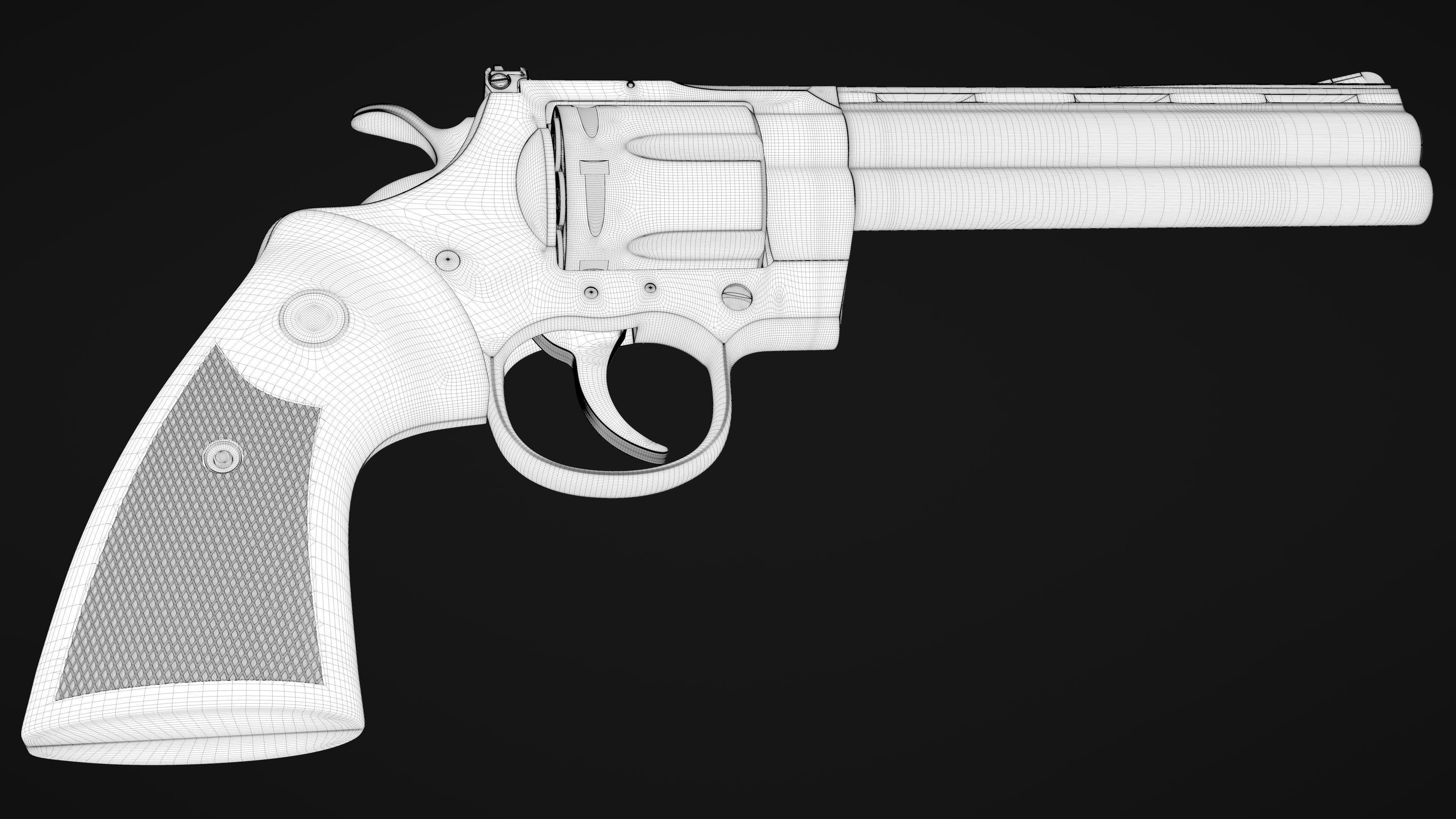 Colt Python 2020 3D model | CGTrader
