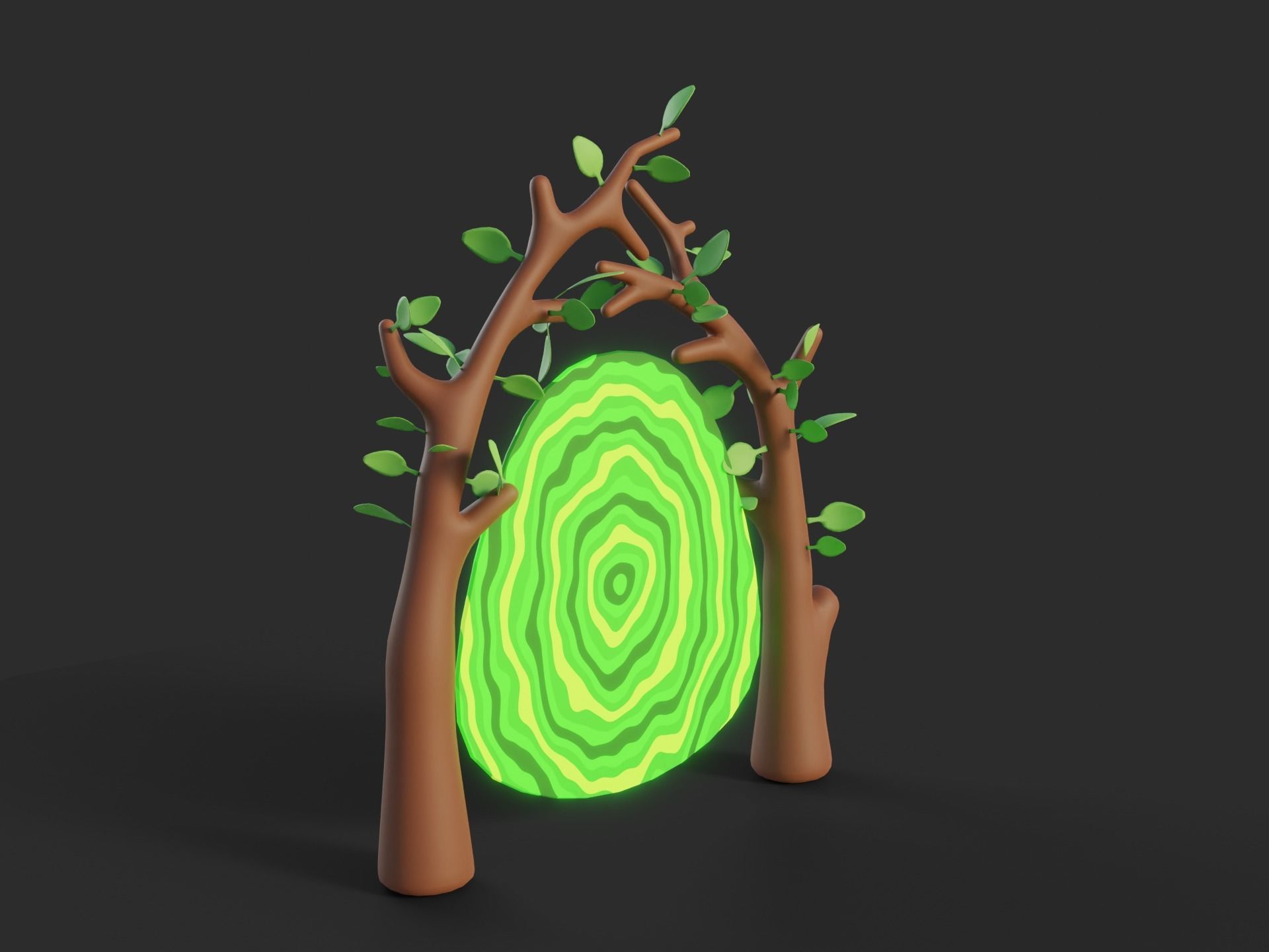 Cartoon Portal 9 3D model | CGTrader