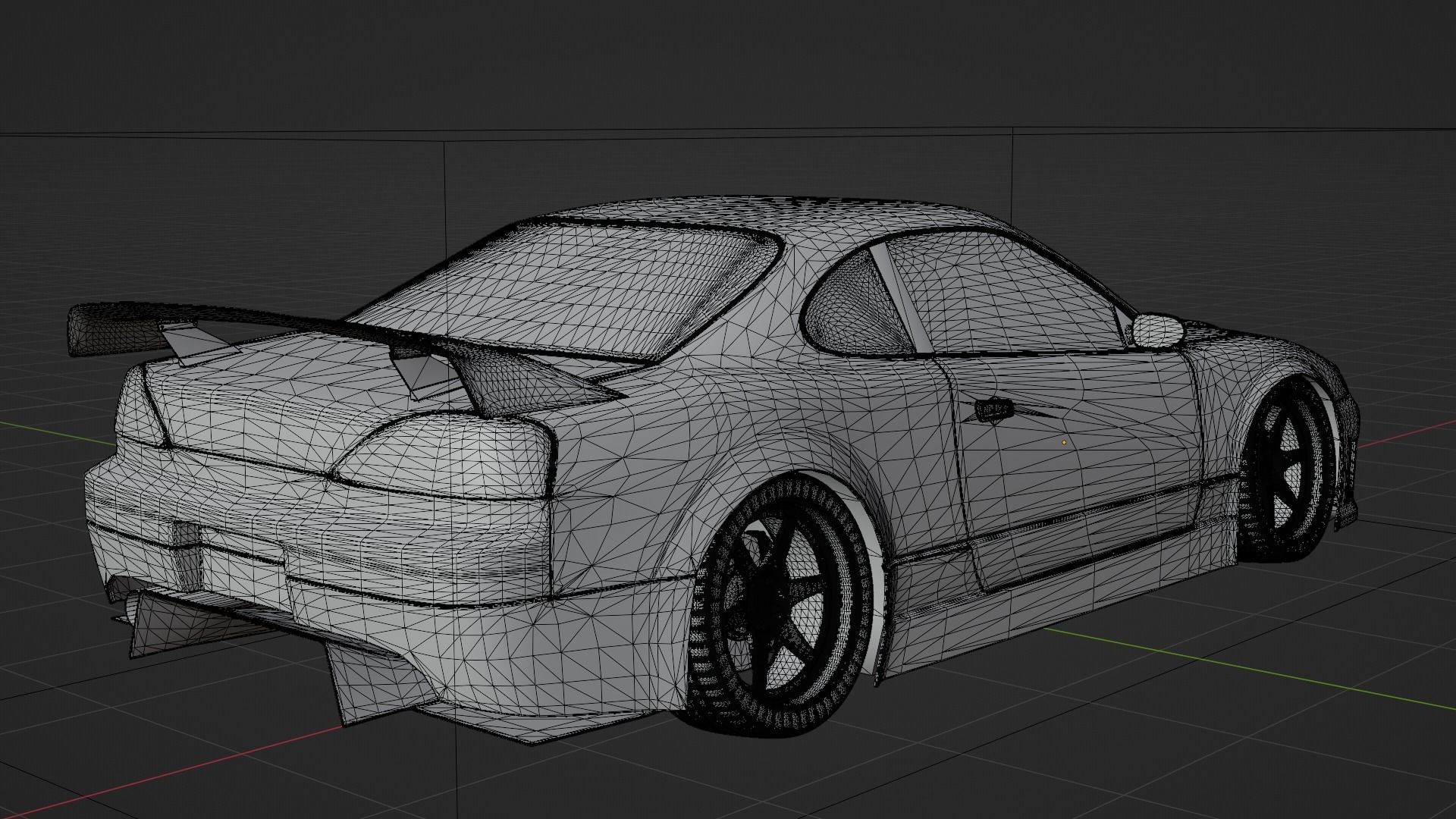 Nissan Silvia S15 Drift Tune 3D model rigged | CGTrader