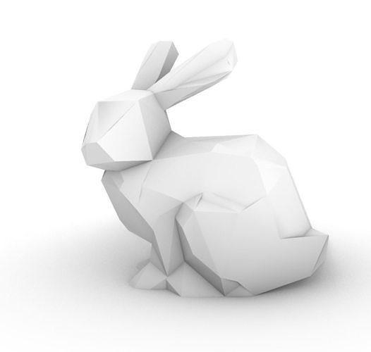 Low Poly Rabbit free 3D model 3D printable | CGTrader