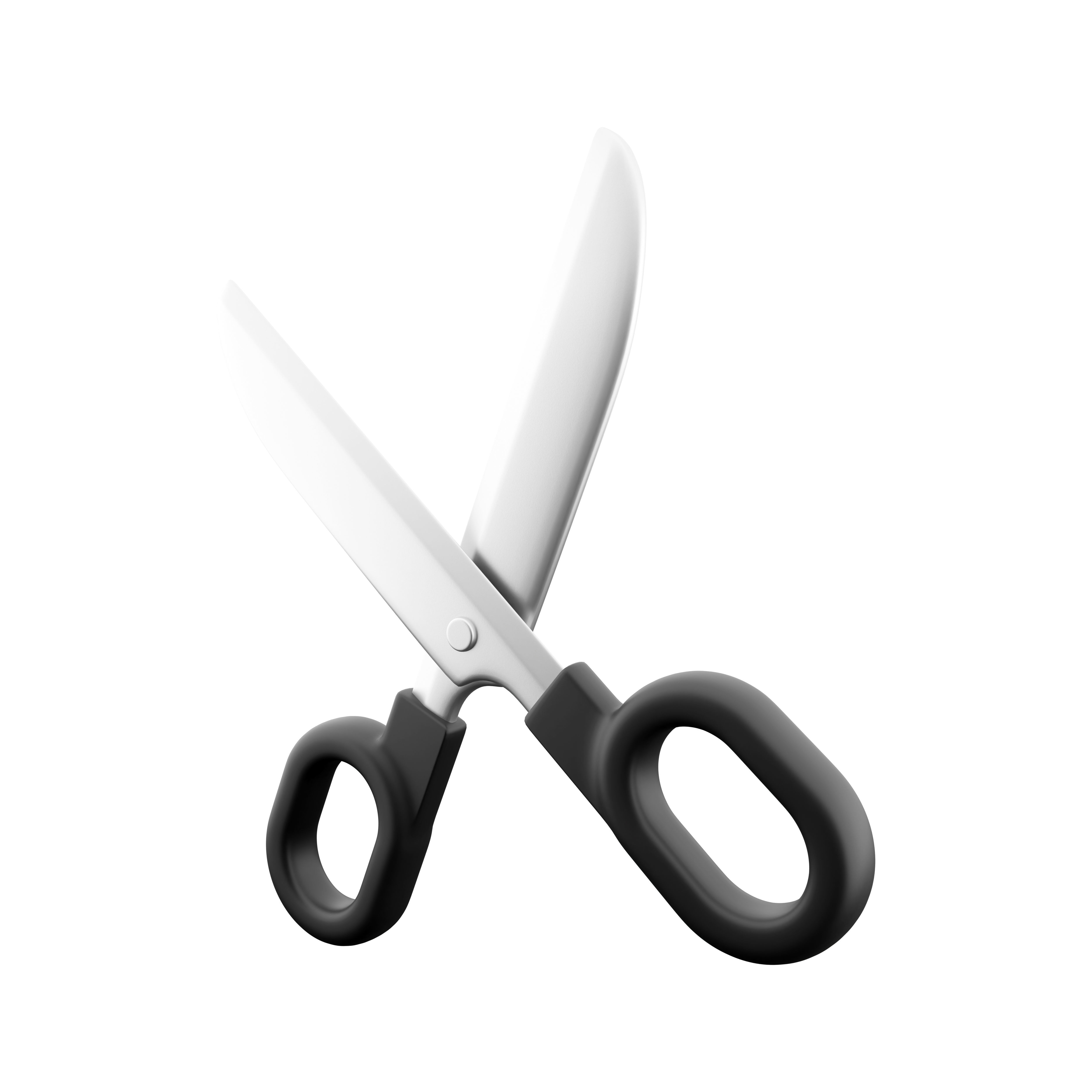3d open scissor cartoon icon 3D model | CGTrader