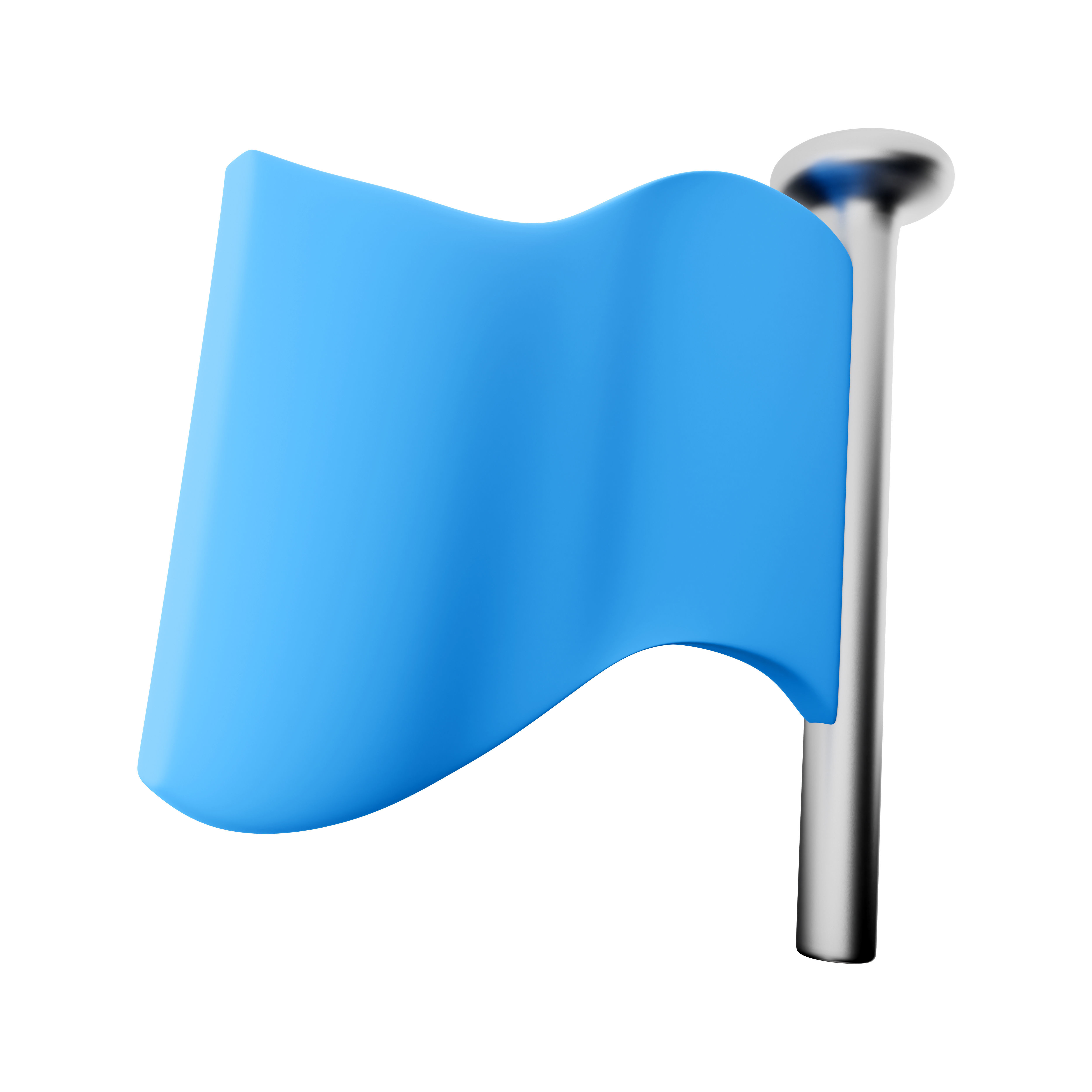 3d flag cartoon icon 3D model | CGTrader