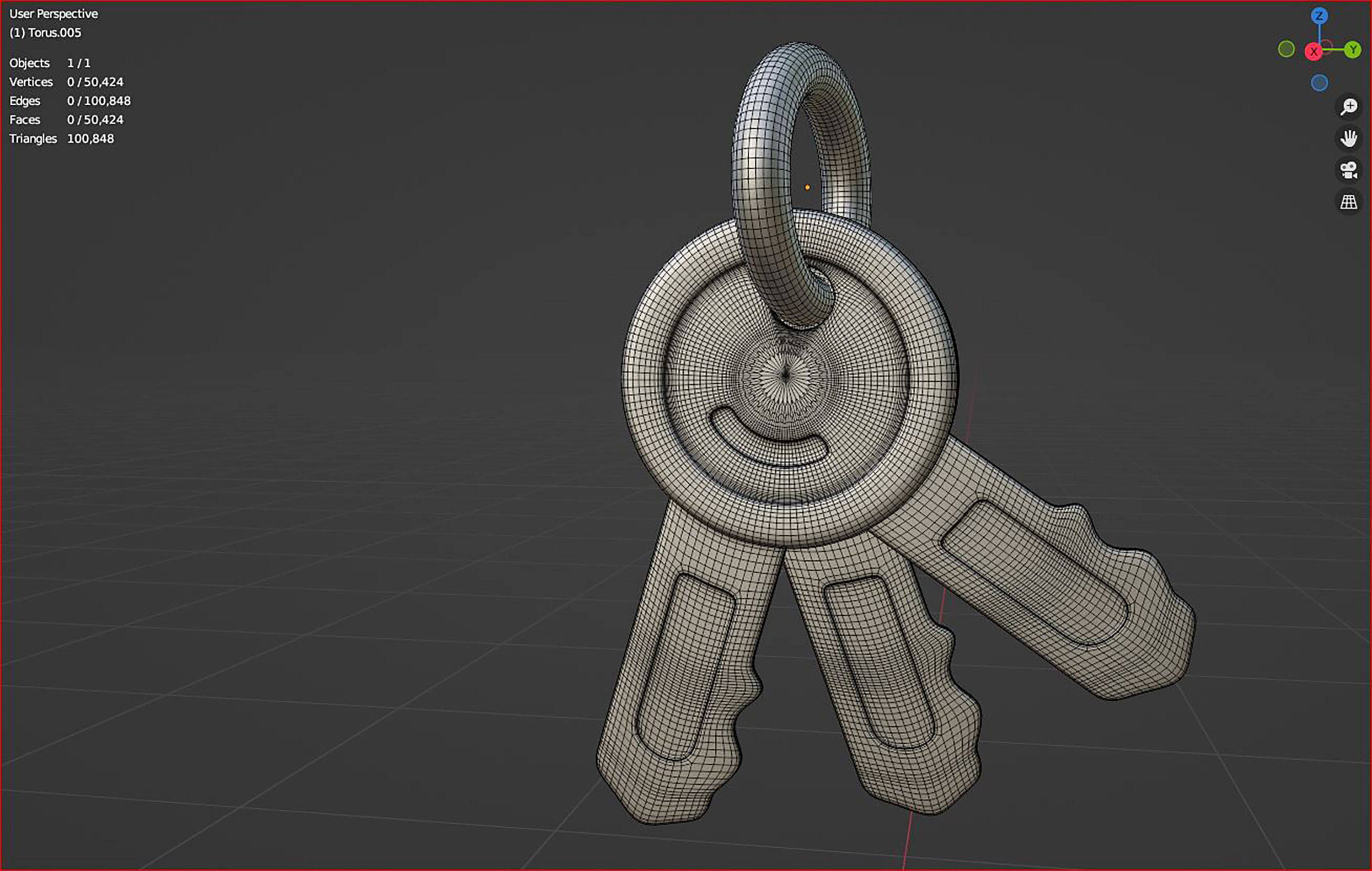 3d metallic color key cartoon icon 3D model | CGTrader