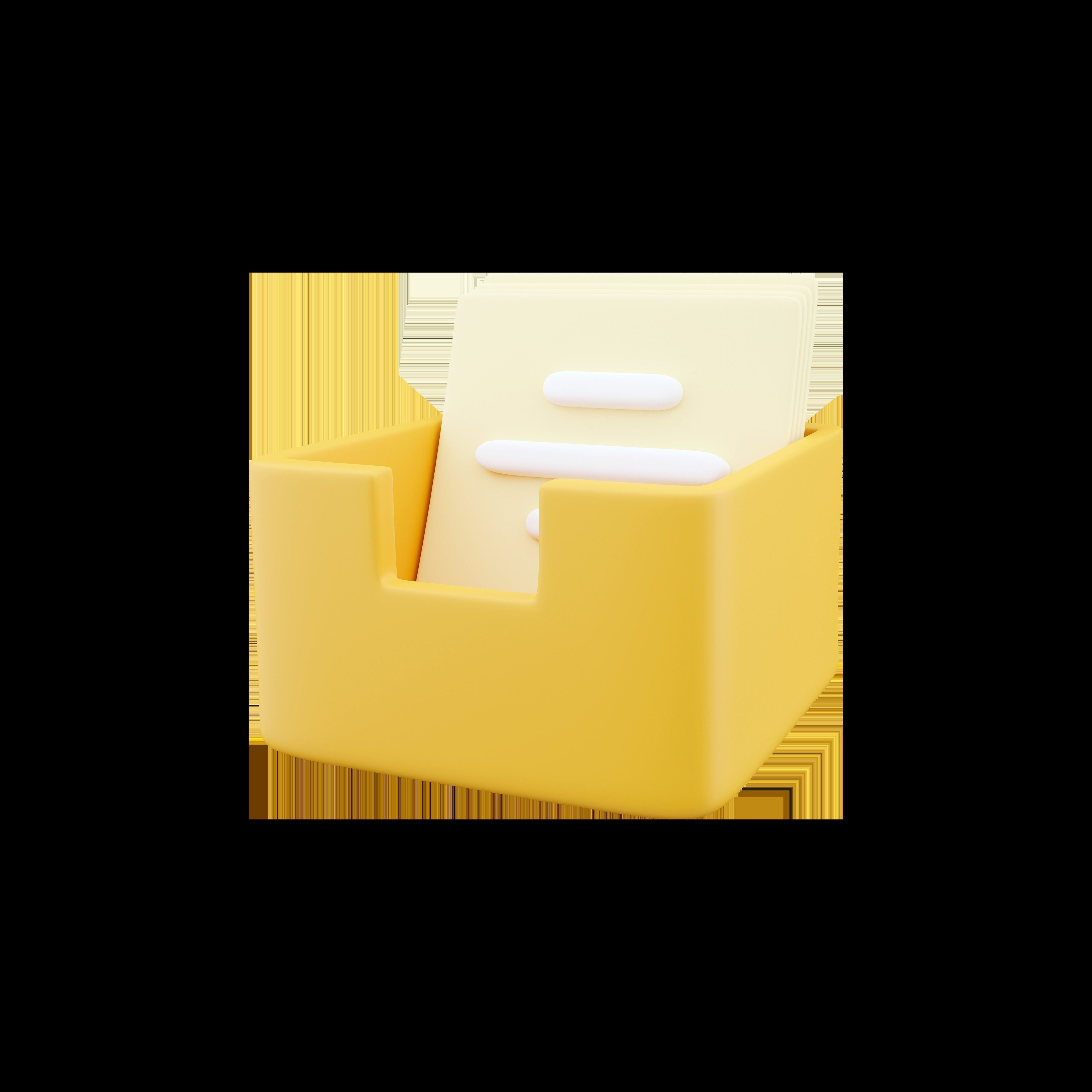 3d archive box cartoon icon 3D model | CGTrader