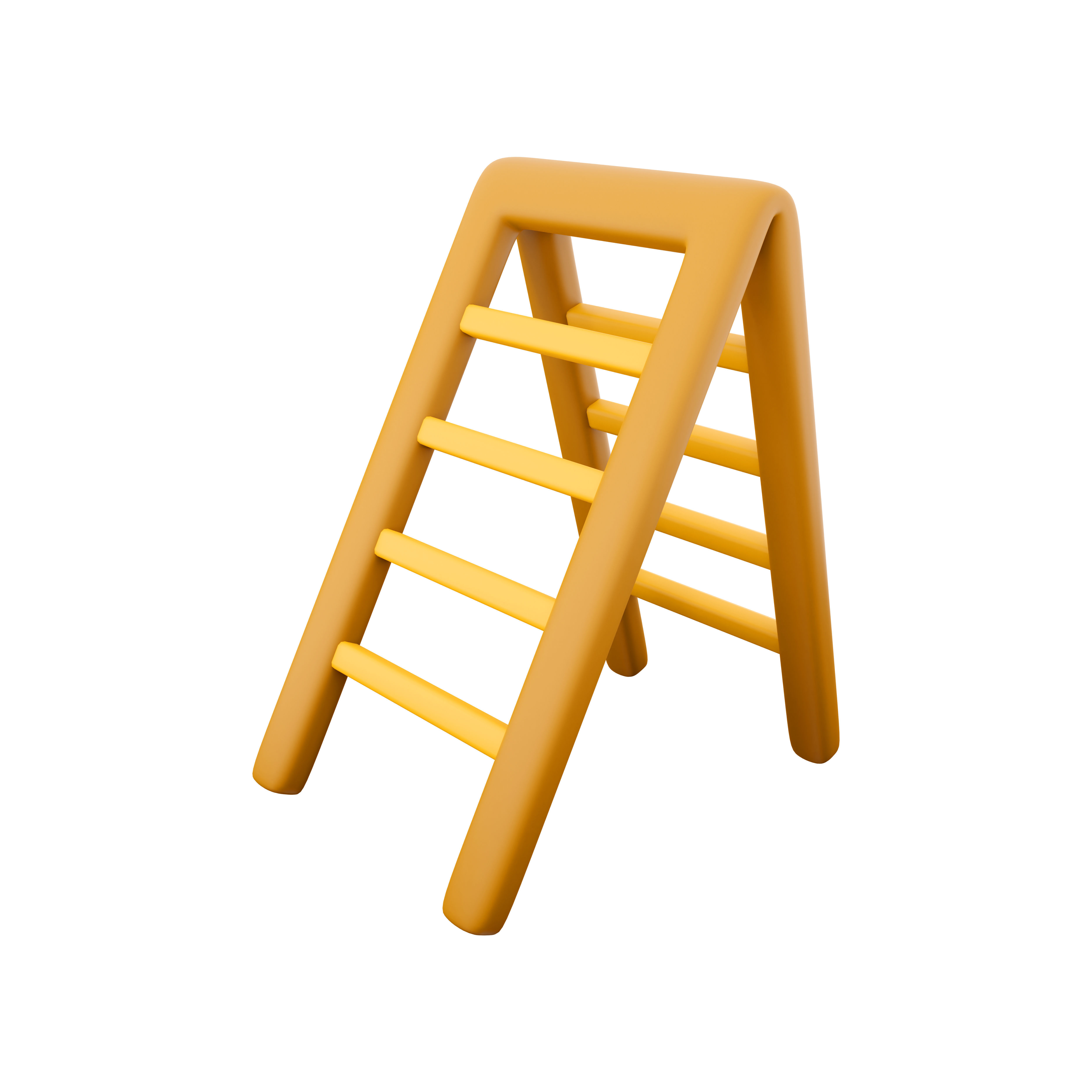 3d ladder cartoon icon 3D model | CGTrader