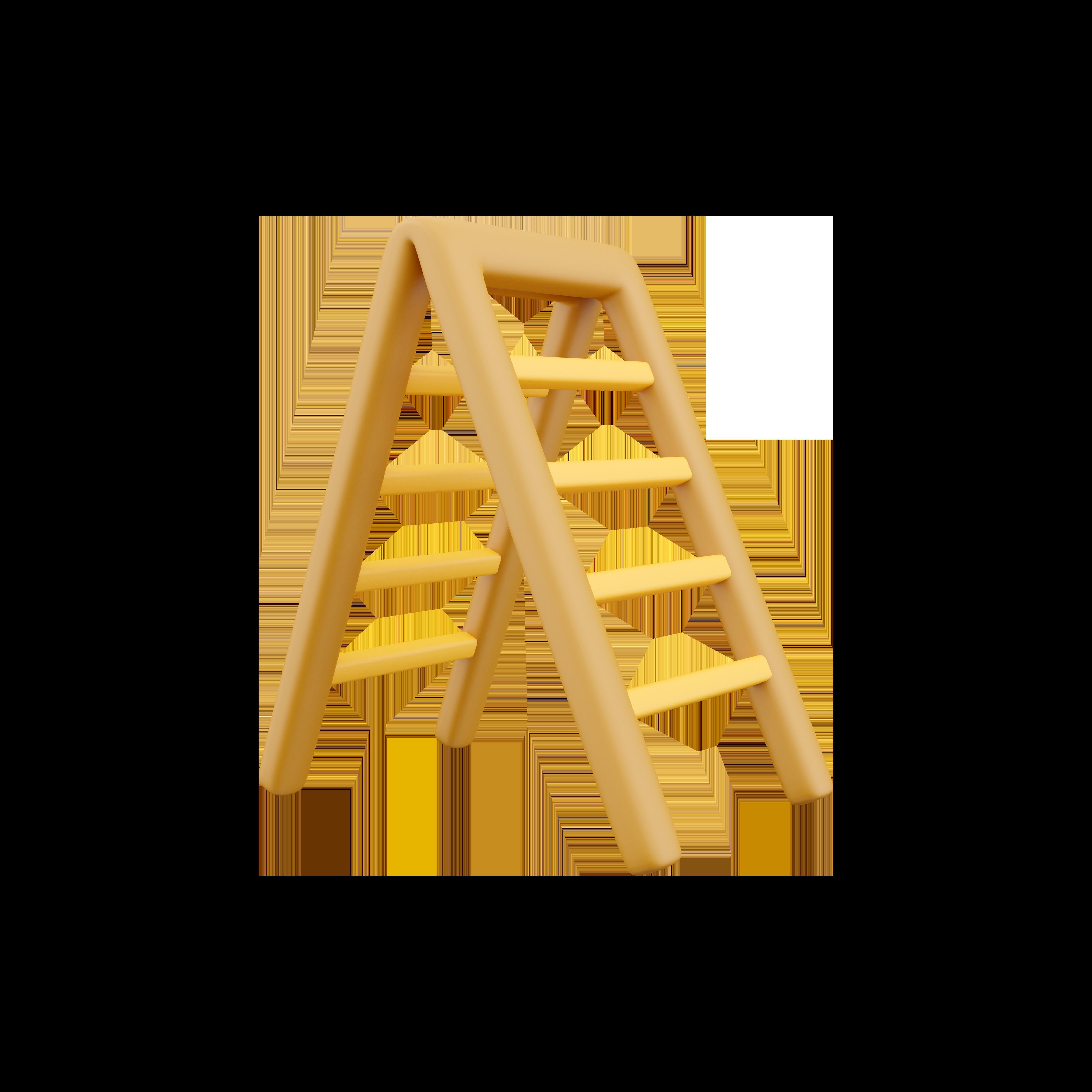 3d ladder cartoon icon 3D model | CGTrader