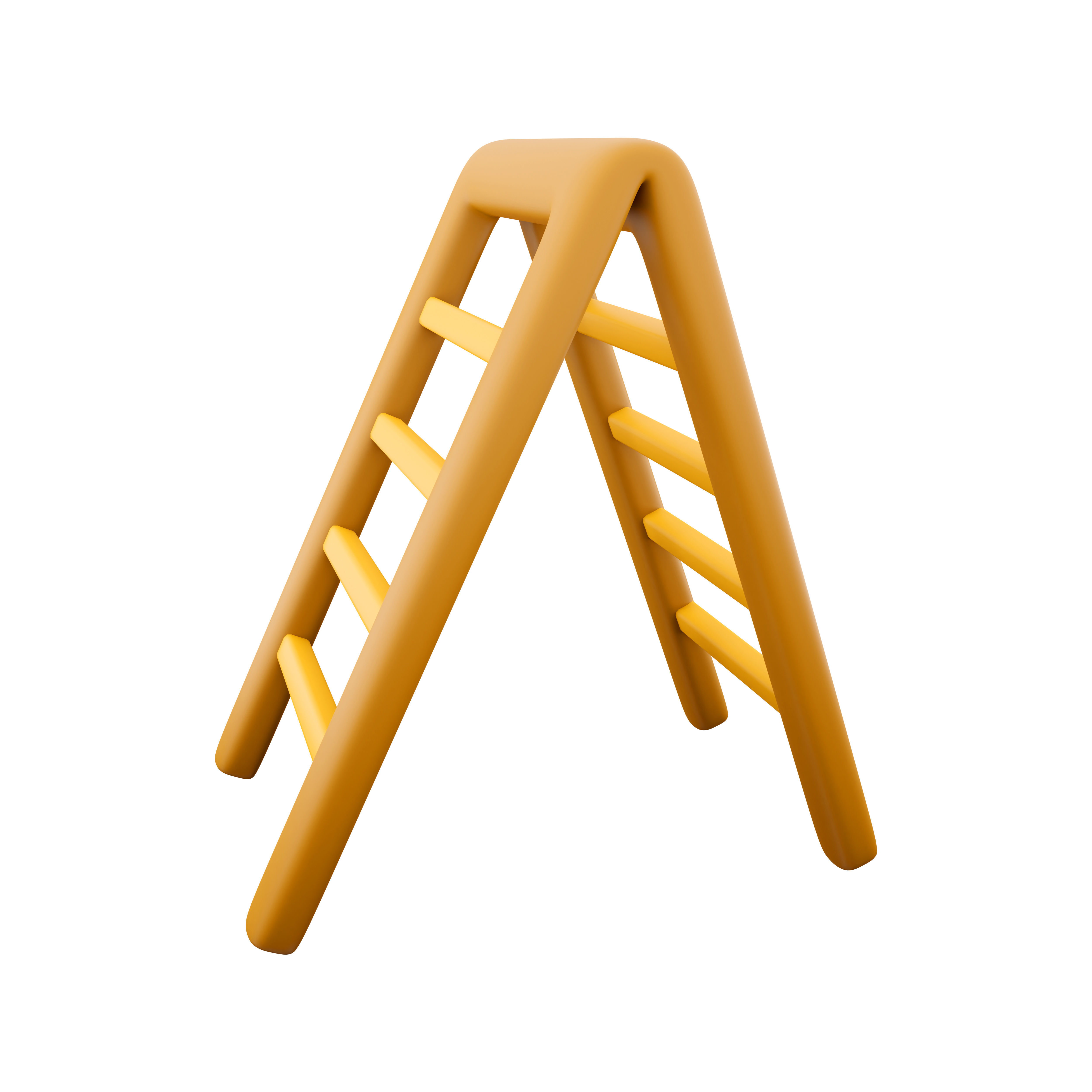 3d ladder cartoon icon 3D model | CGTrader