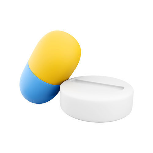 3d capsule pill 3D model | CGTrader