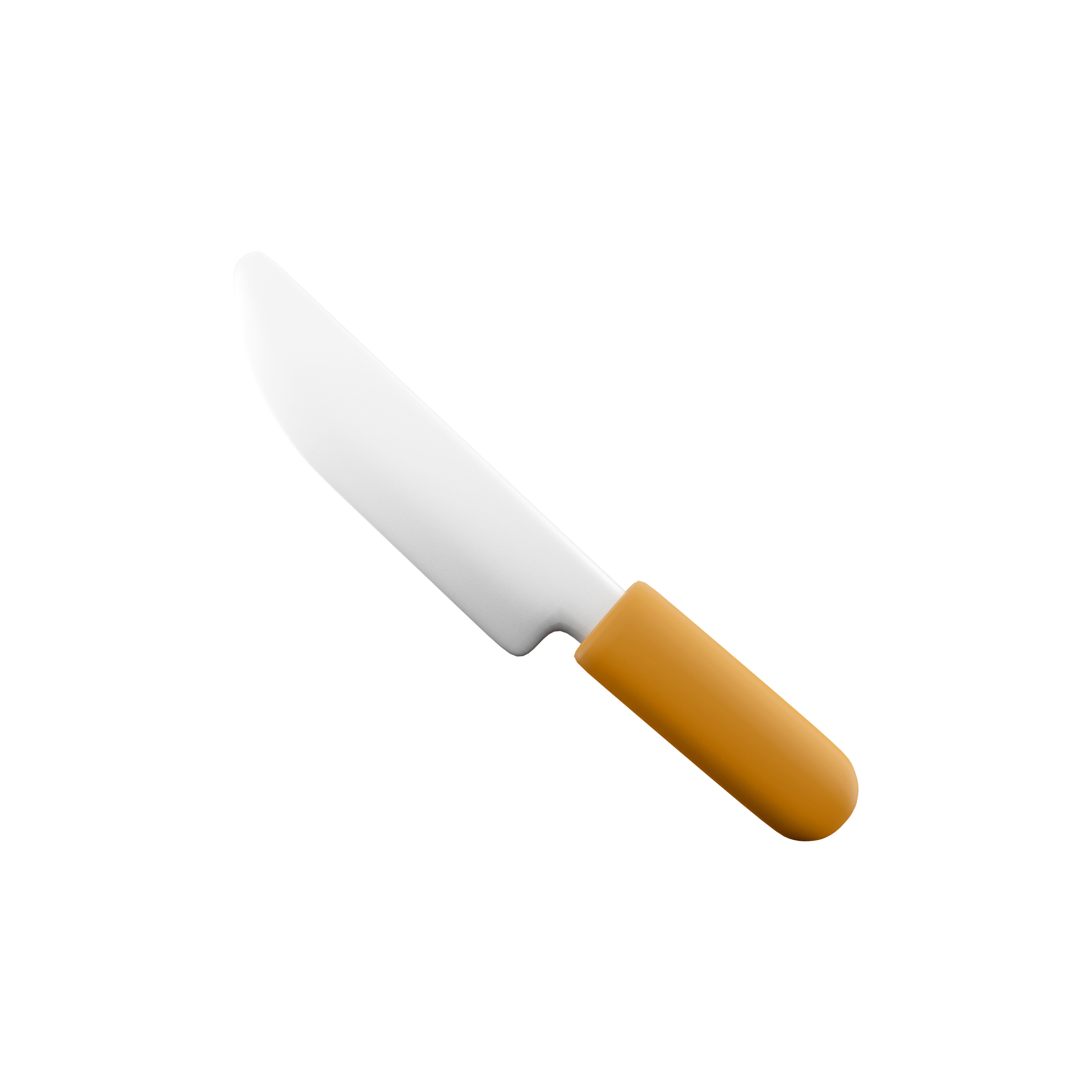 3d knife cartoon icon 3D model | CGTrader