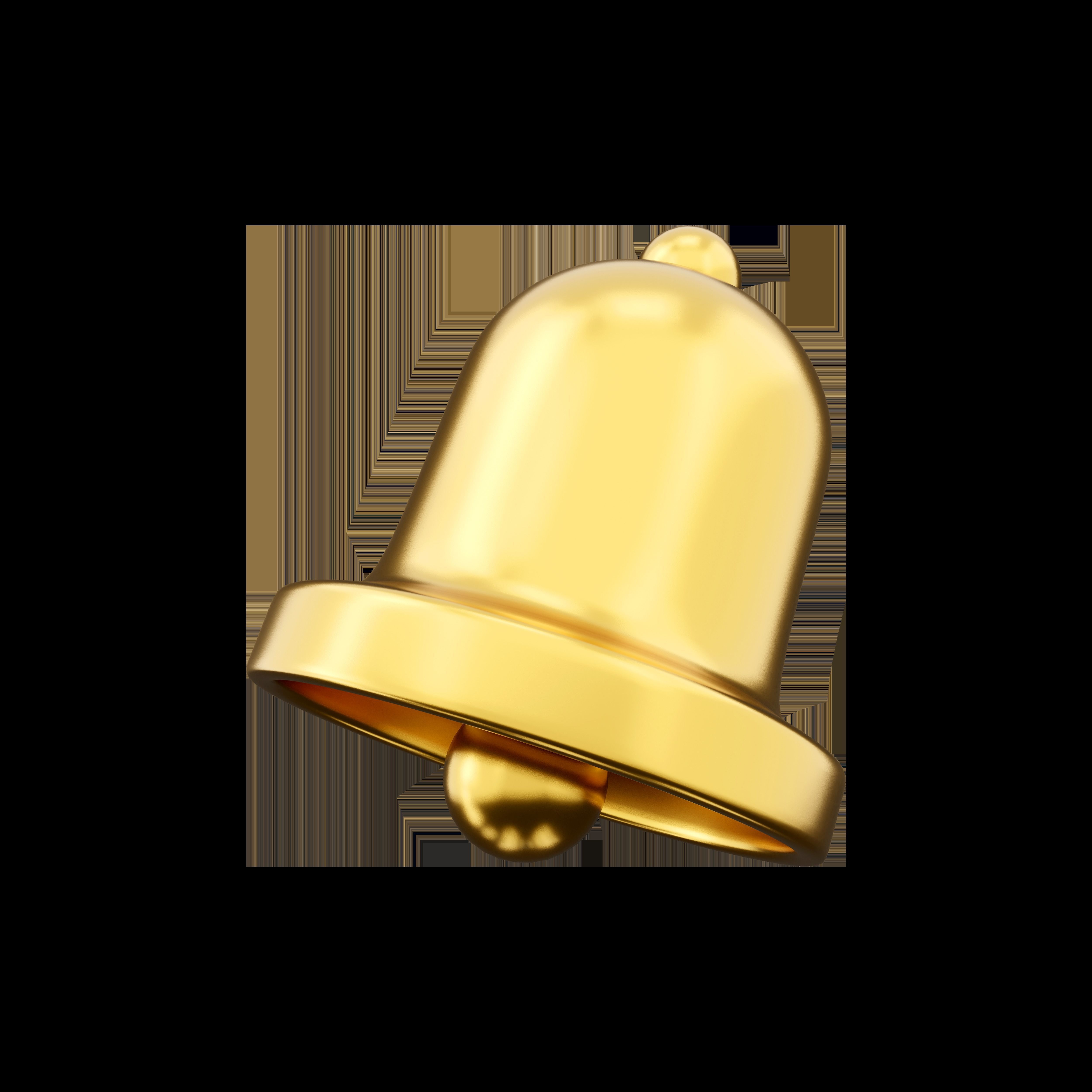 3d bell cartoon icon 3D model | CGTrader